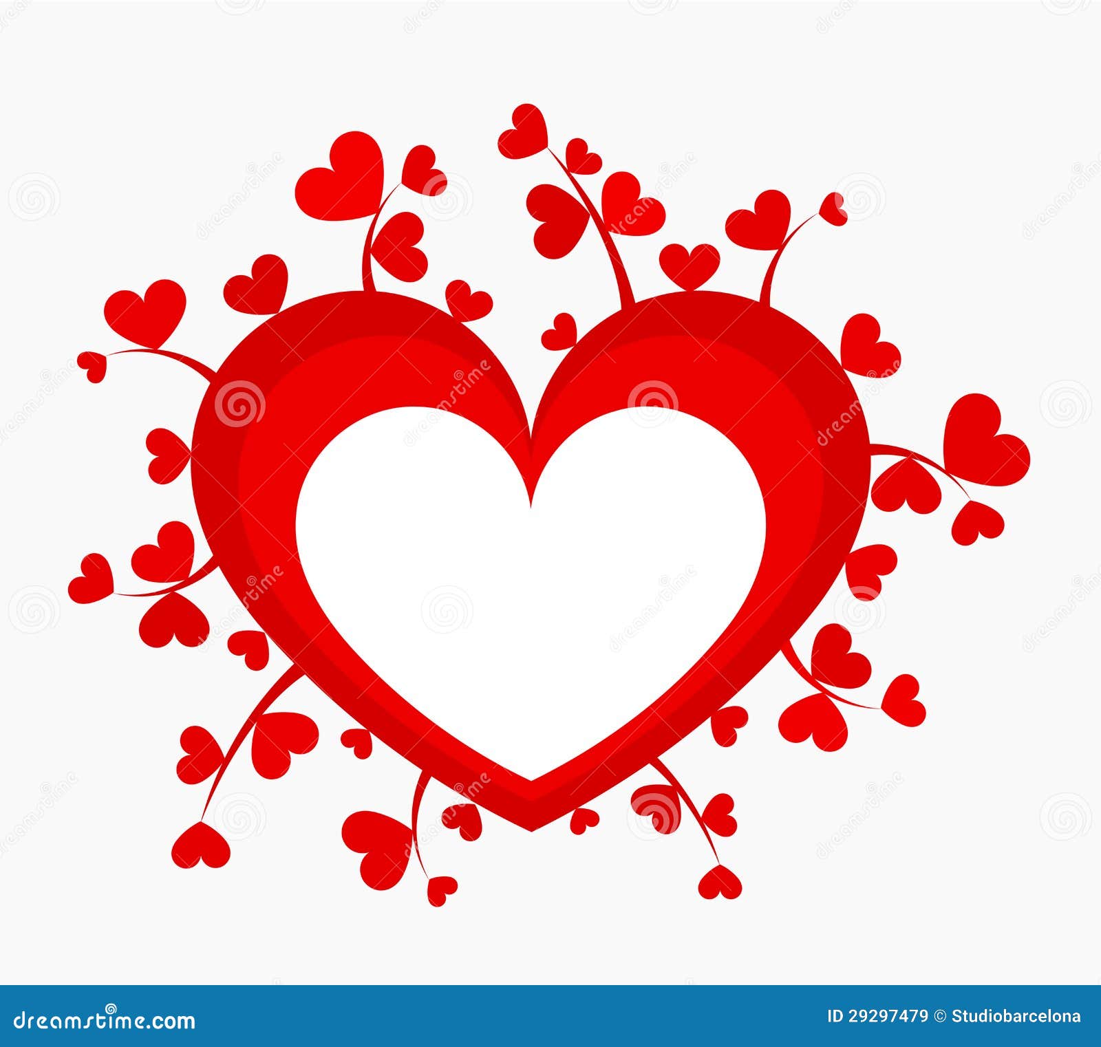 Simbolo del cuore illustrazione vettoriale. Illustrazione di amaro ...