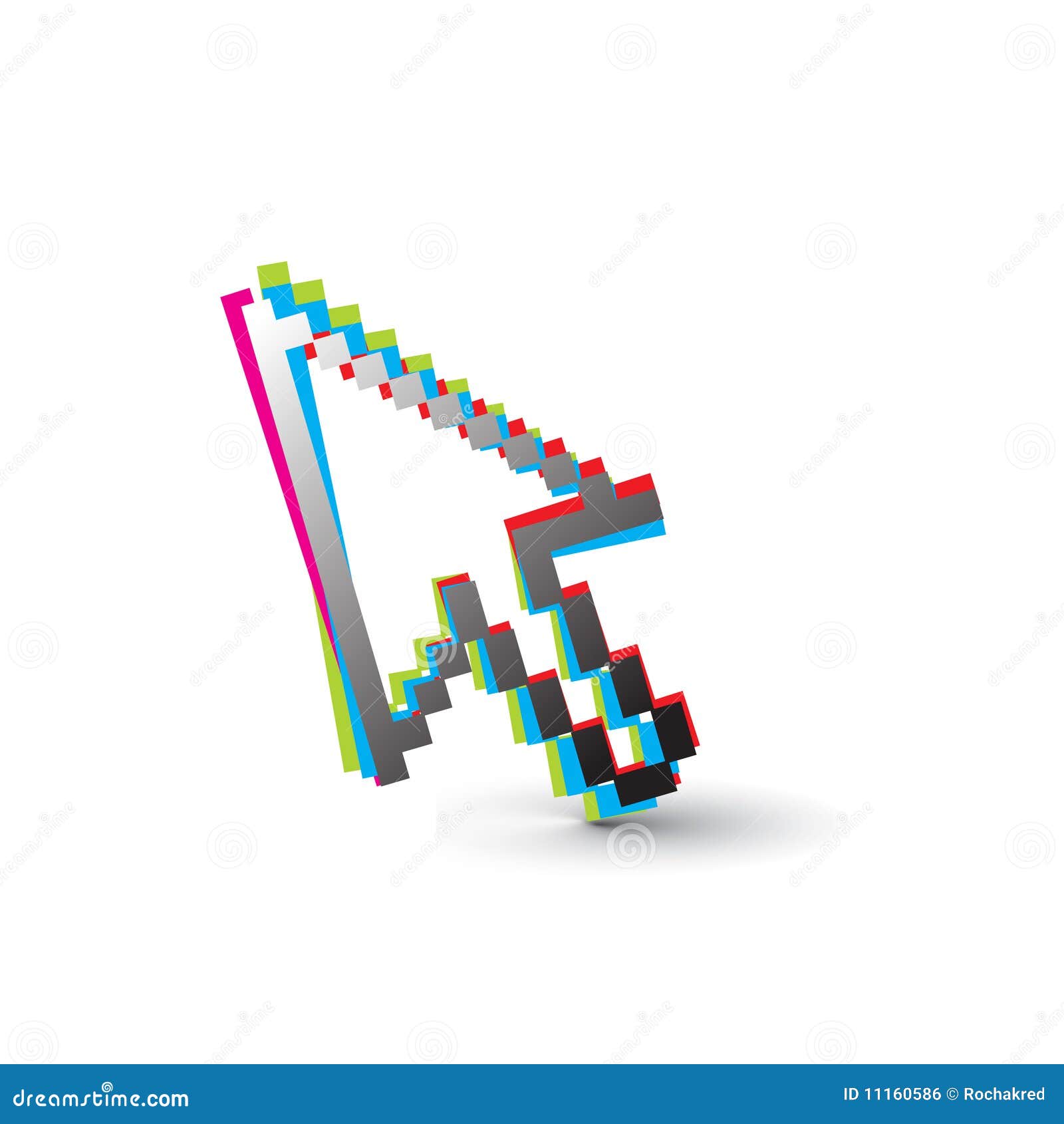 Simbolo Del Cursore Del Mouse Illustrazione Vettoriale - Illustrazione ...