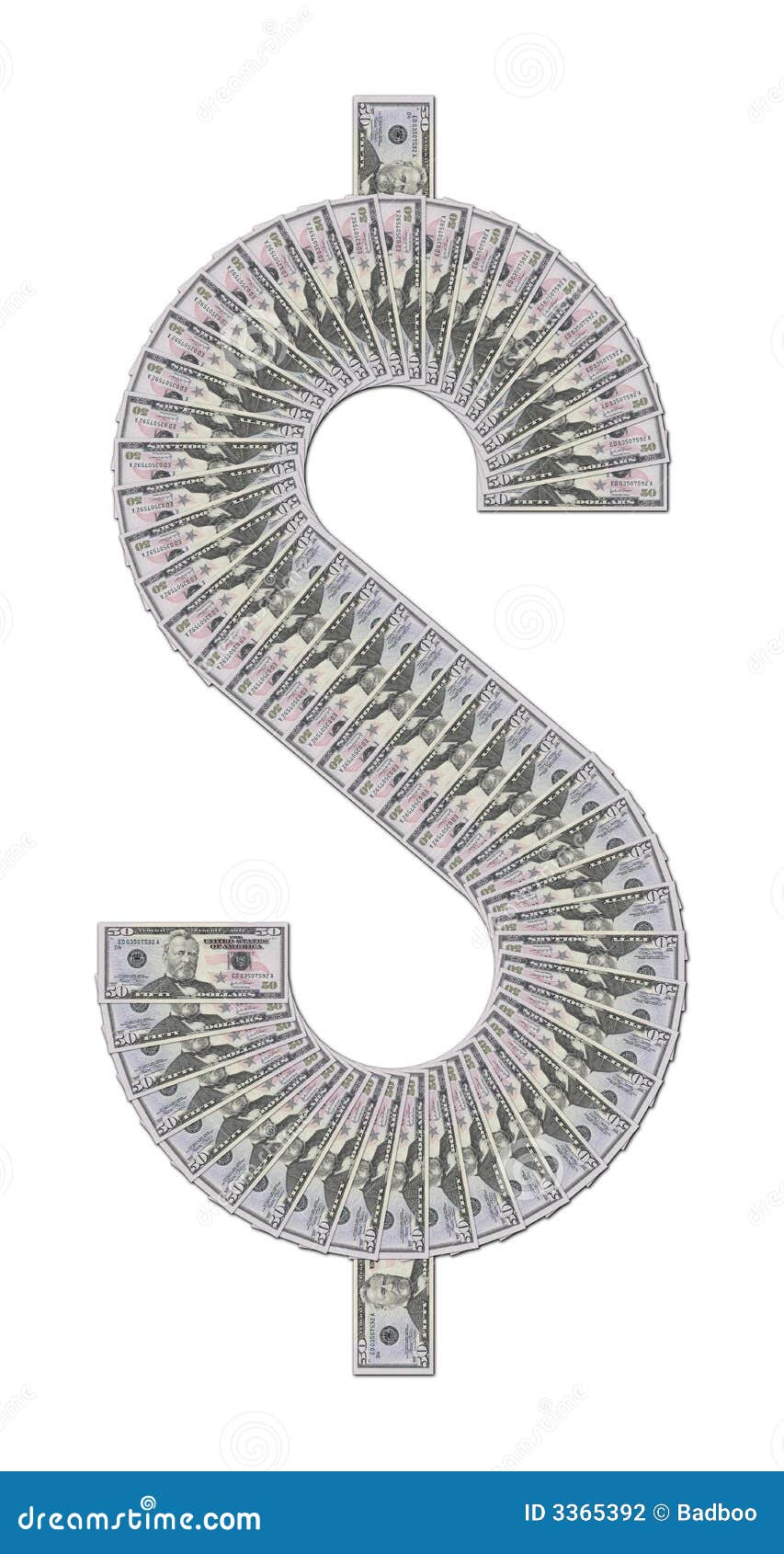 Simbolo del dollaro illustrazione di stock. Illustrazione di paga - 3365392