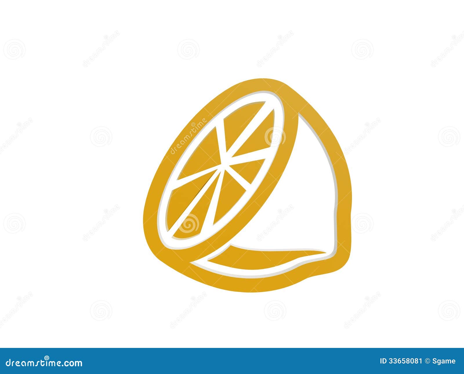 Simbolo del limone illustrazione di stock. Illustrazione di frutta ...