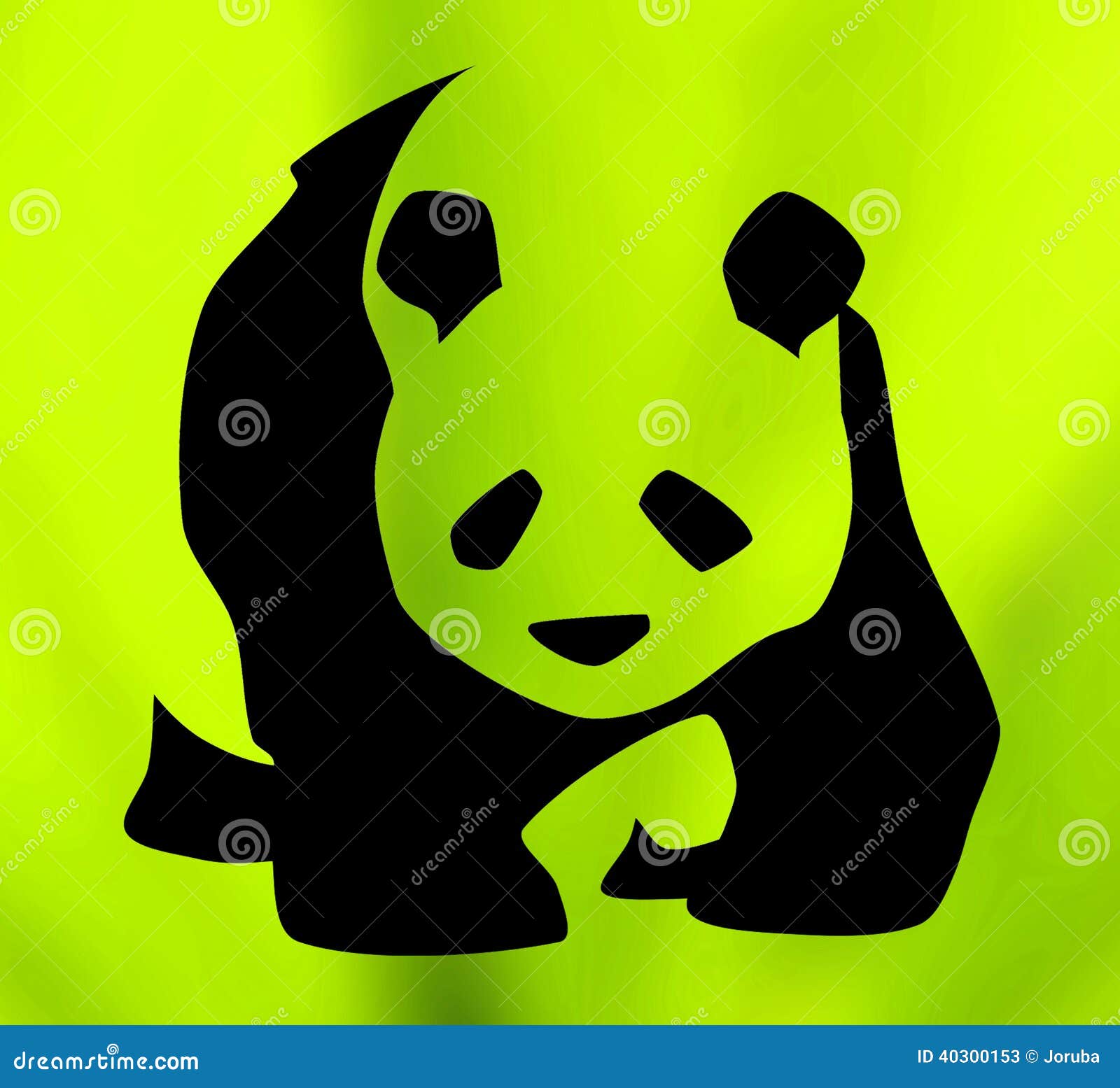 Simbolo del panda gigante illustrazione di stock. Illustrazione di ...