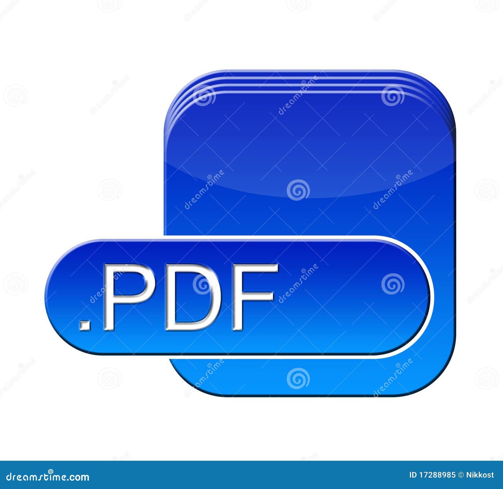Simbolo del pdf illustrazione di stock. Illustrazione di simbolo - 17288985