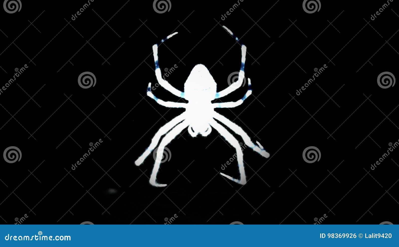 Simbolo del ragno fotografia stock. Immagine di bianco - 98369926