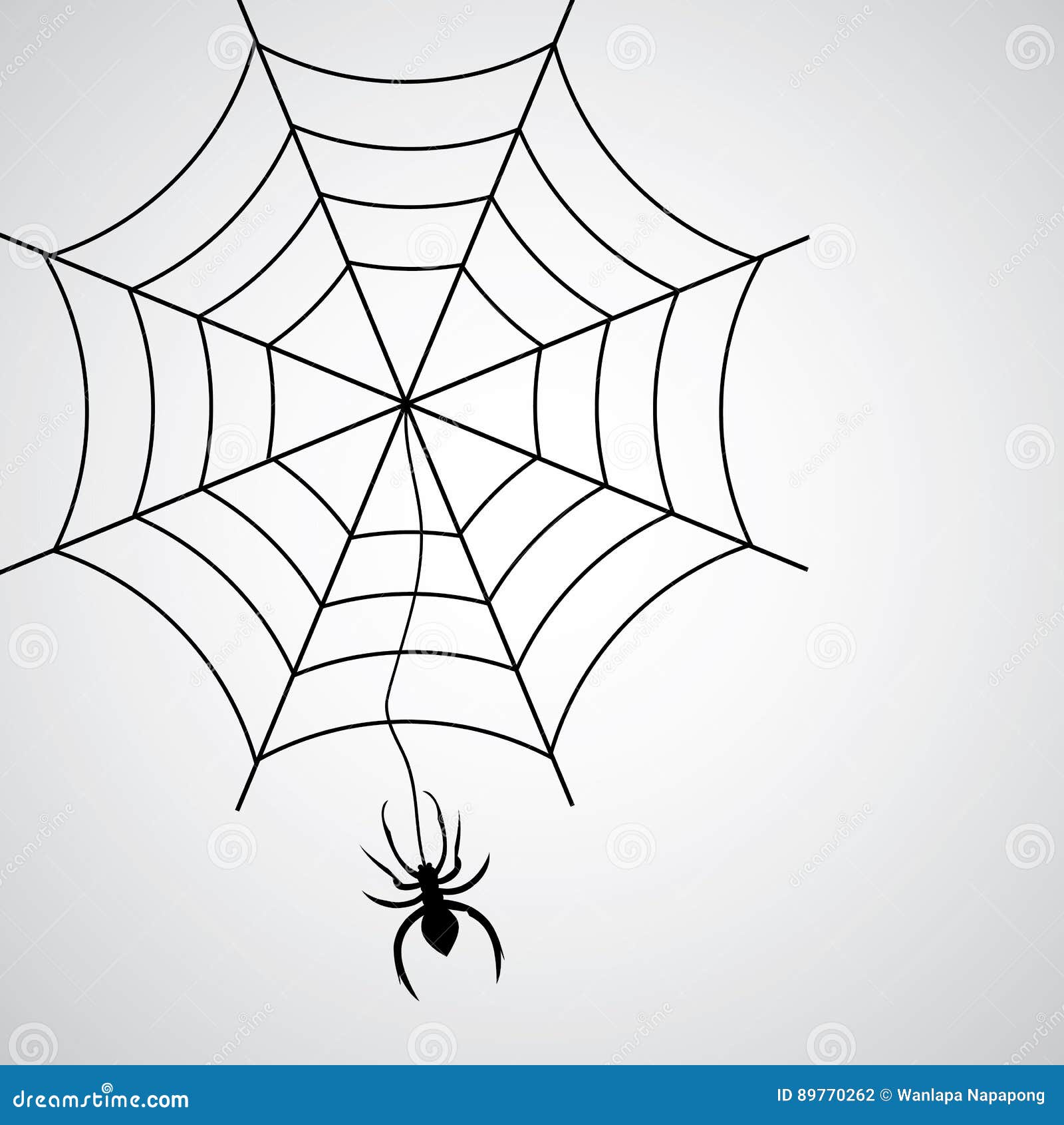 Simbolo Del Ragno Di Vettore Illustrazione Vettoriale - Illustrazione ...