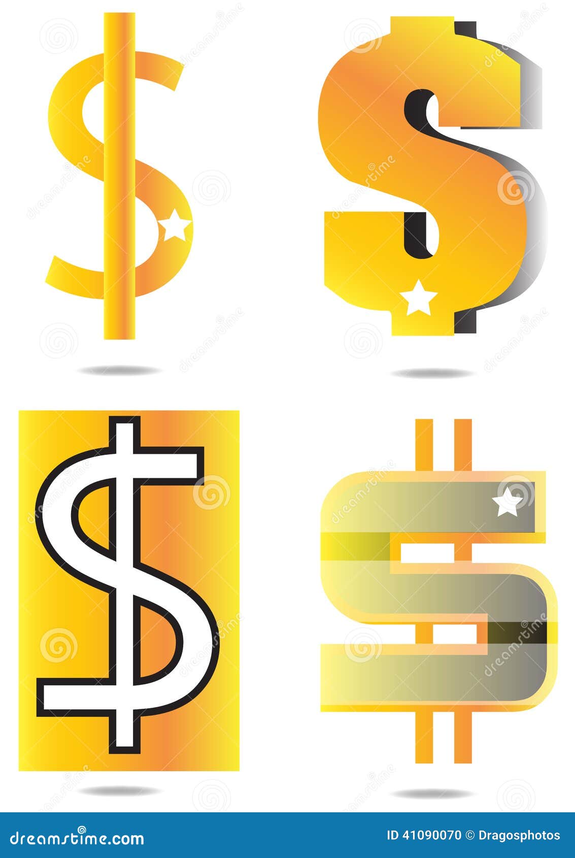 Simbolo Del Simbolo Di Dollaro Illustrazione di Stock - Illustrazione ...