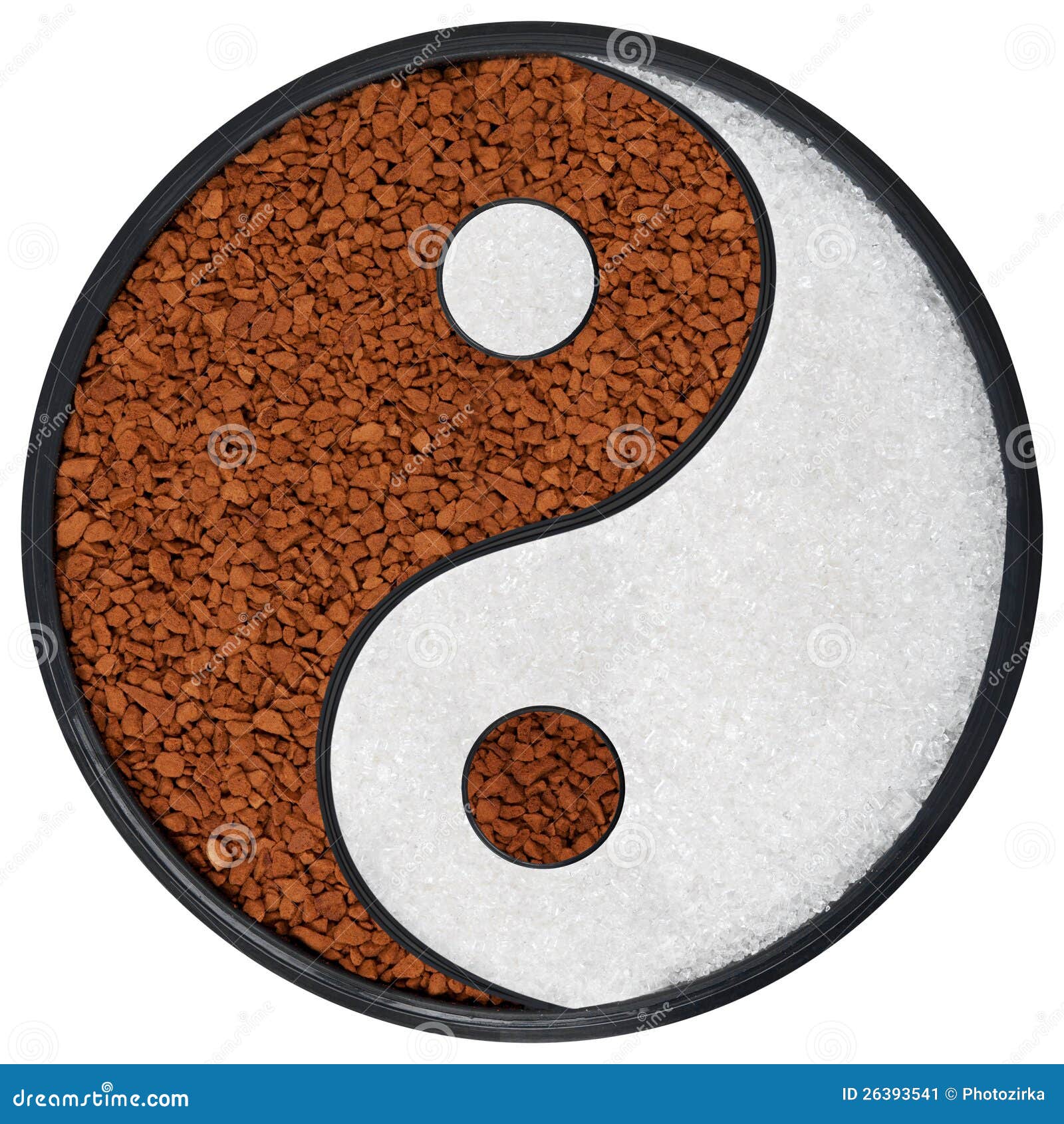 Simbolo del Tao immagine stock. Immagine di isolato, equilibrio - 26393541