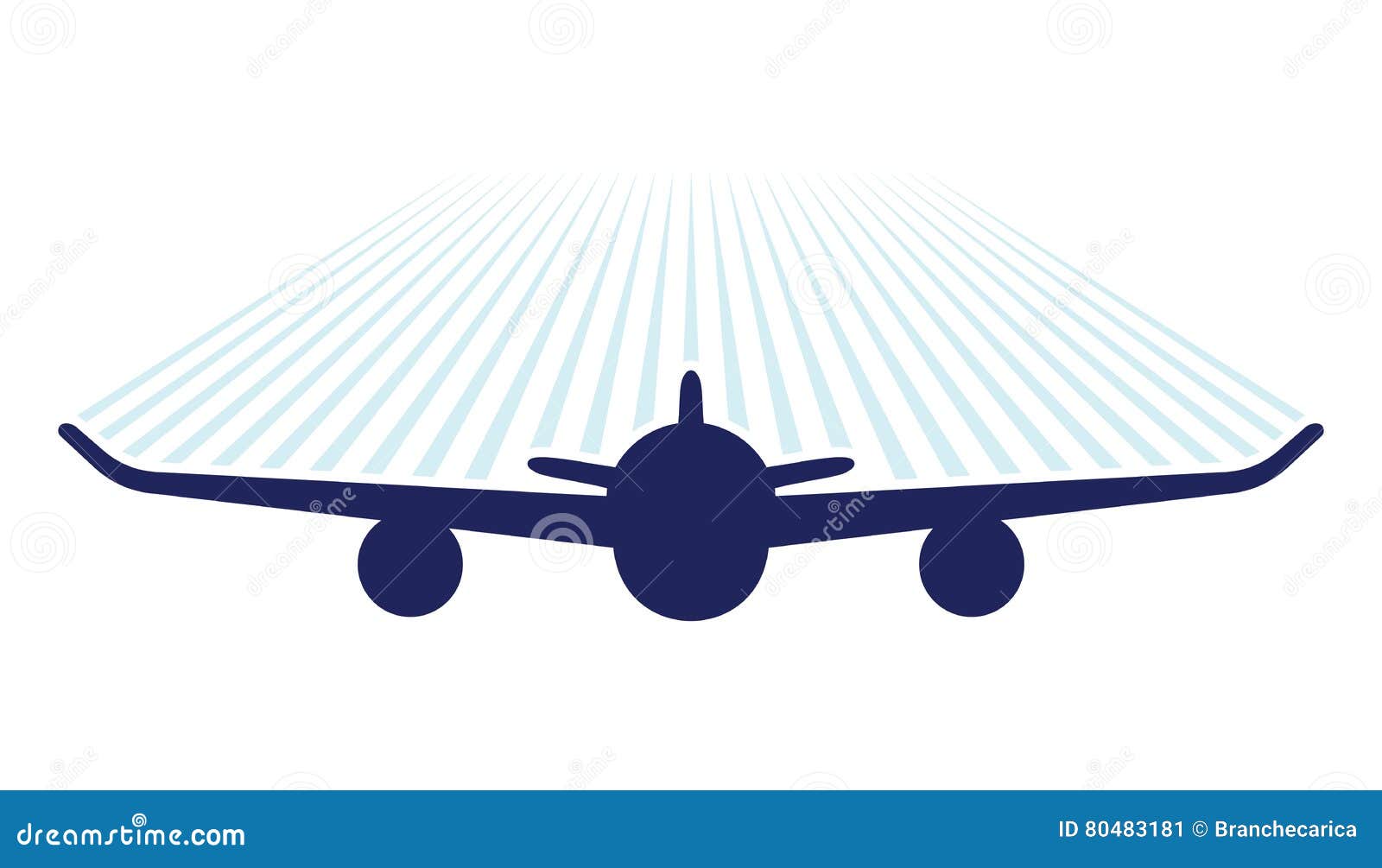 Simbolo dell'aeroplano illustrazione vettoriale. Illustrazione di ...