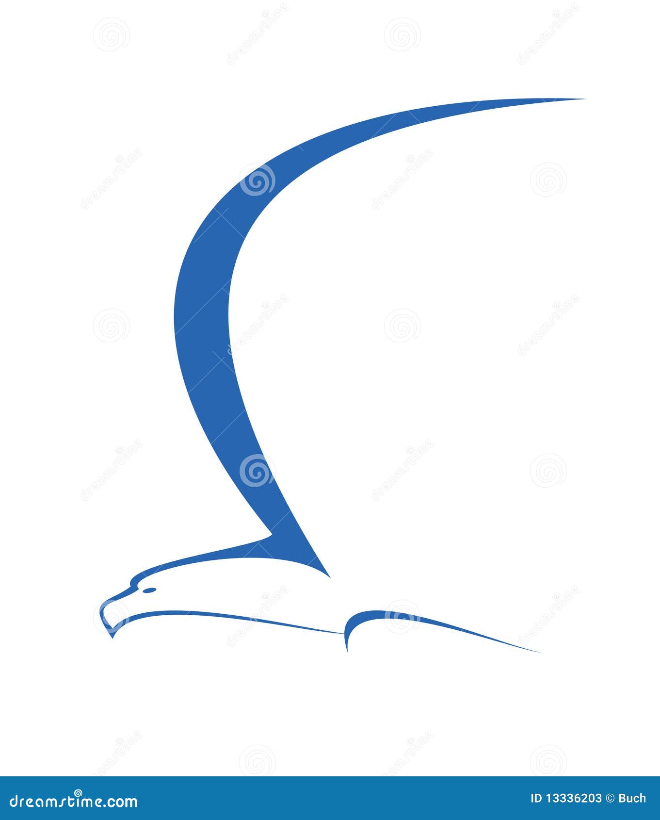 Simbolo dell'aquila illustrazione vettoriale. Illustrazione di oggetto ...