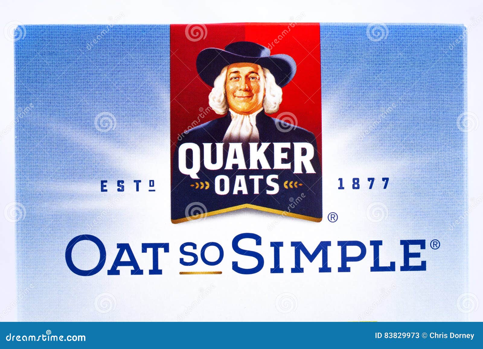 Simbolo Dell'avena Di Quaker Fotografia Stock Editoriale - Immagine di ...