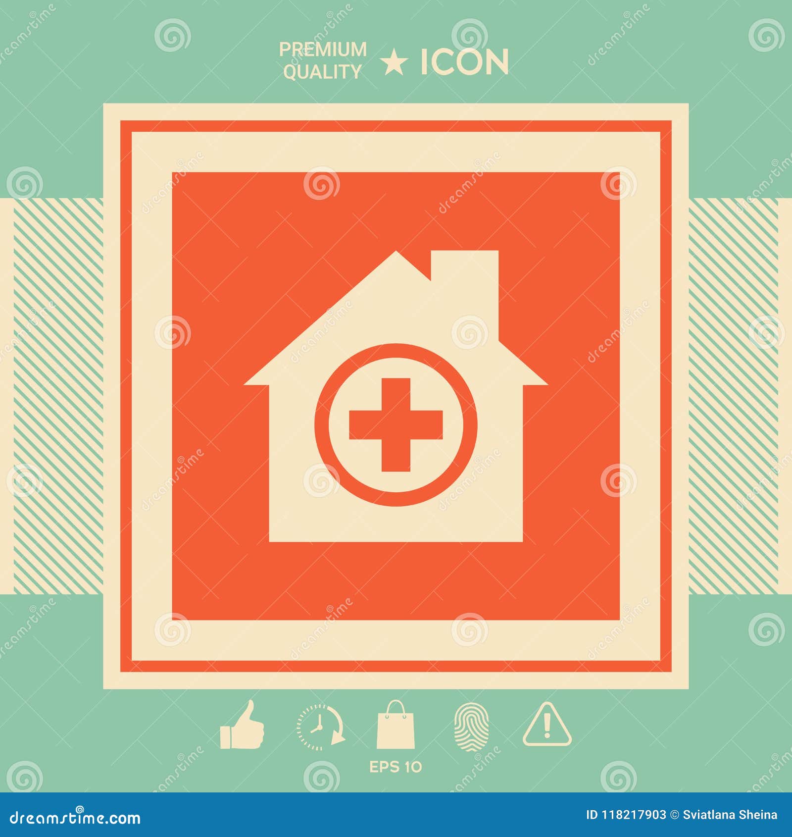 Simbolo Dell'icona Dell'ospedale Illustrazione Vettoriale ...