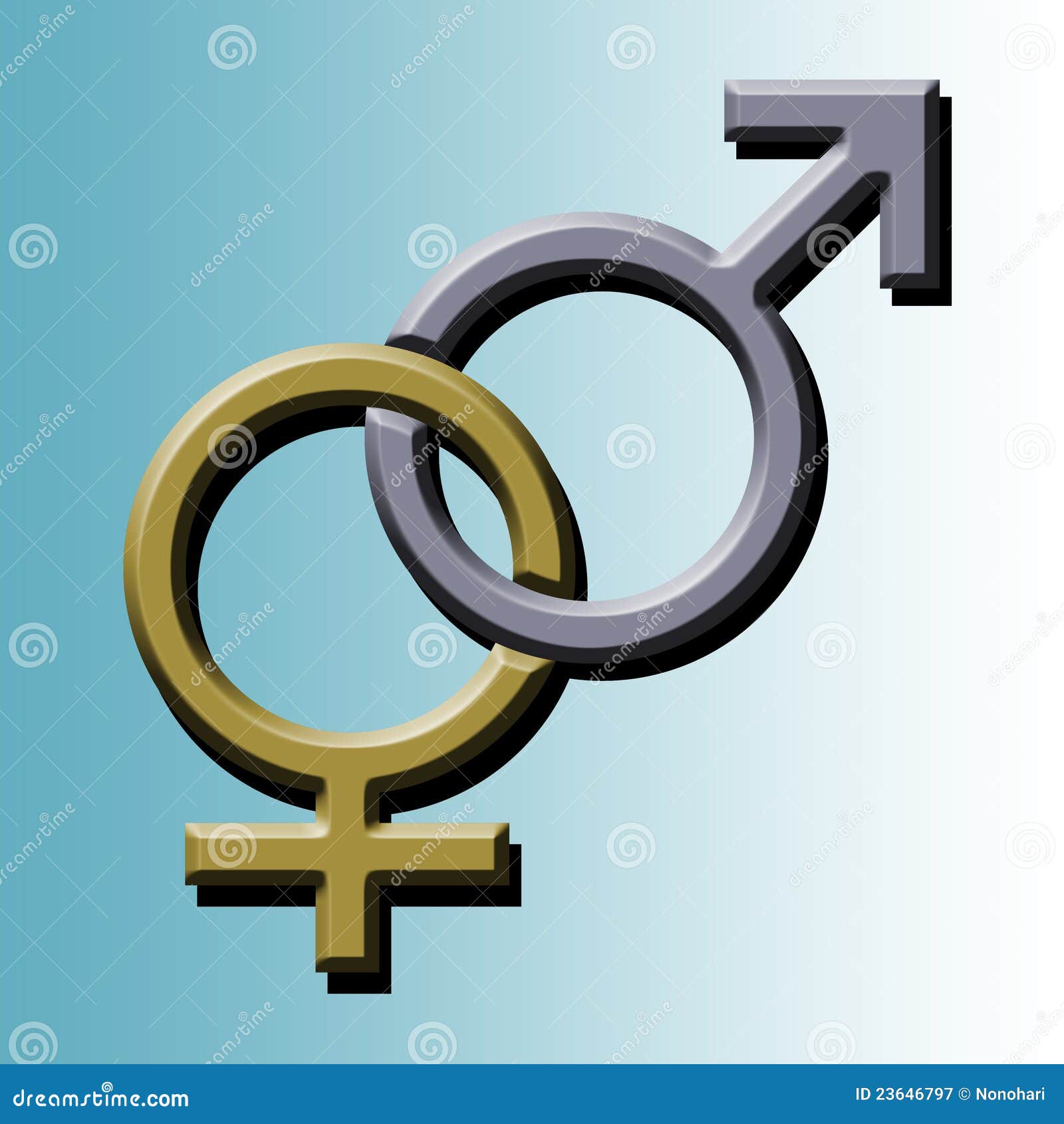 Simbolo Dell'uomo E Della Donna Illustrazione di Stock - Illustrazione ...