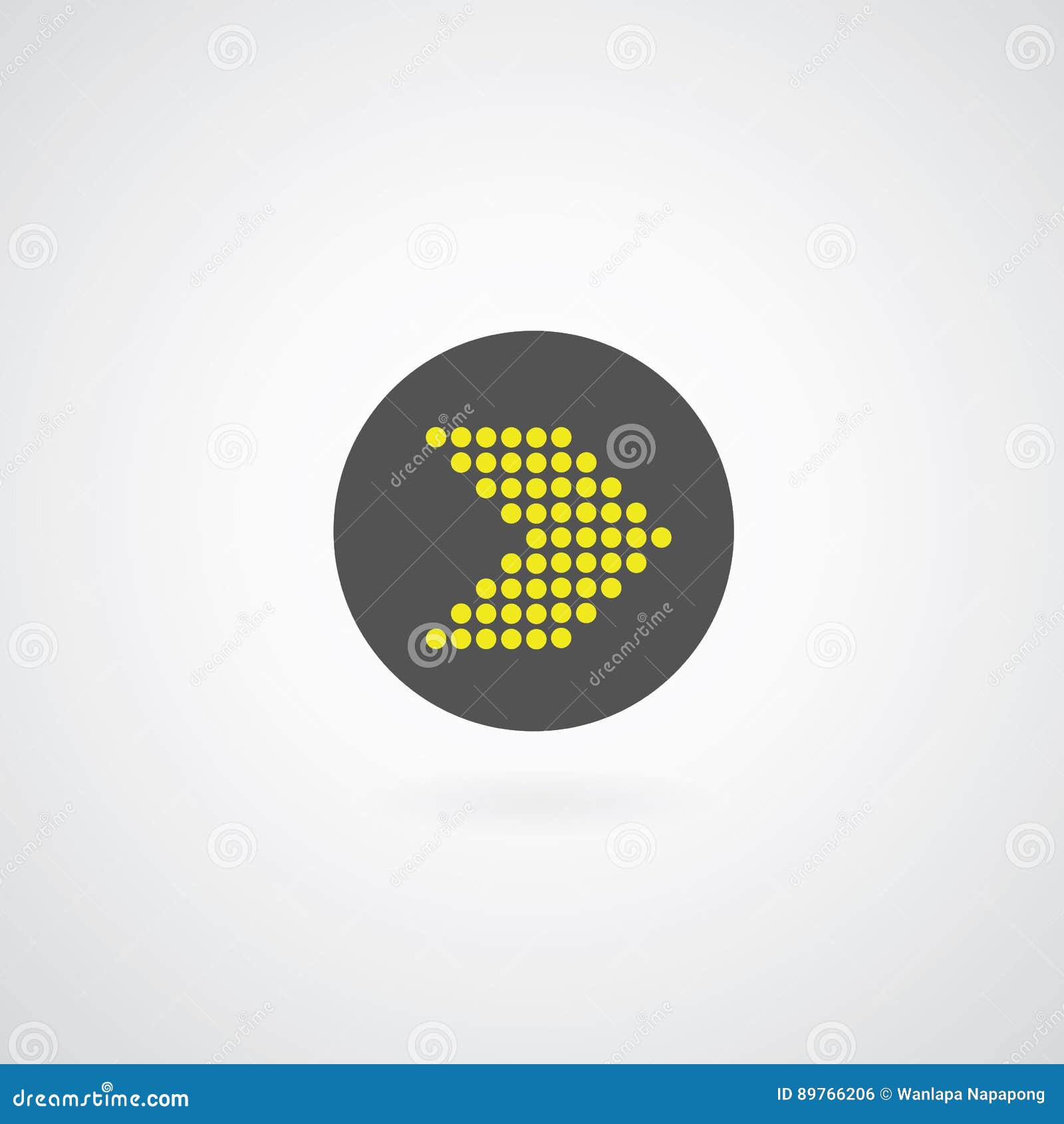 Simbolo della freccia illustrazione vettoriale. Illustrazione di senso ...