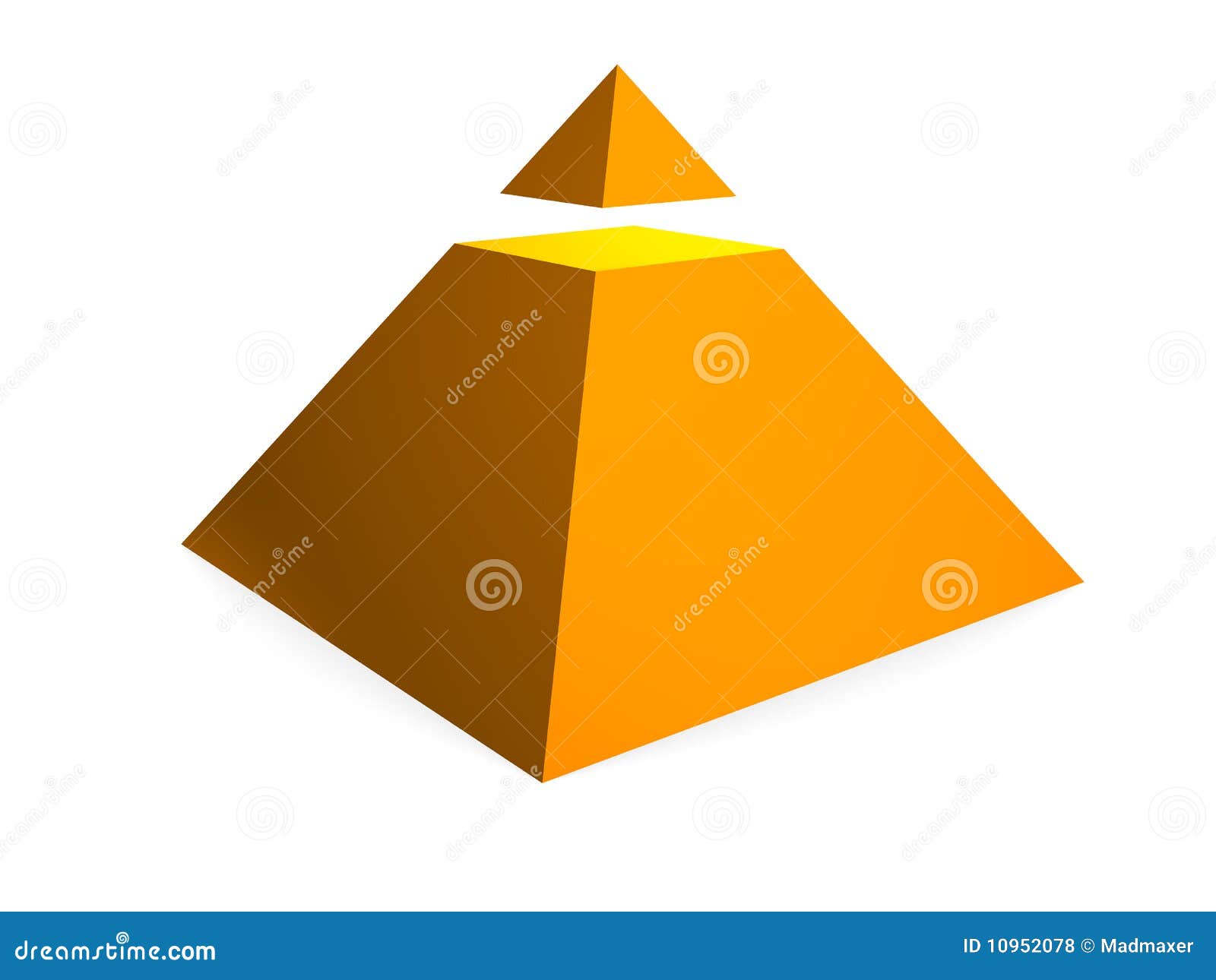 Simbolo della piramide illustrazione di stock. Illustrazione di ...