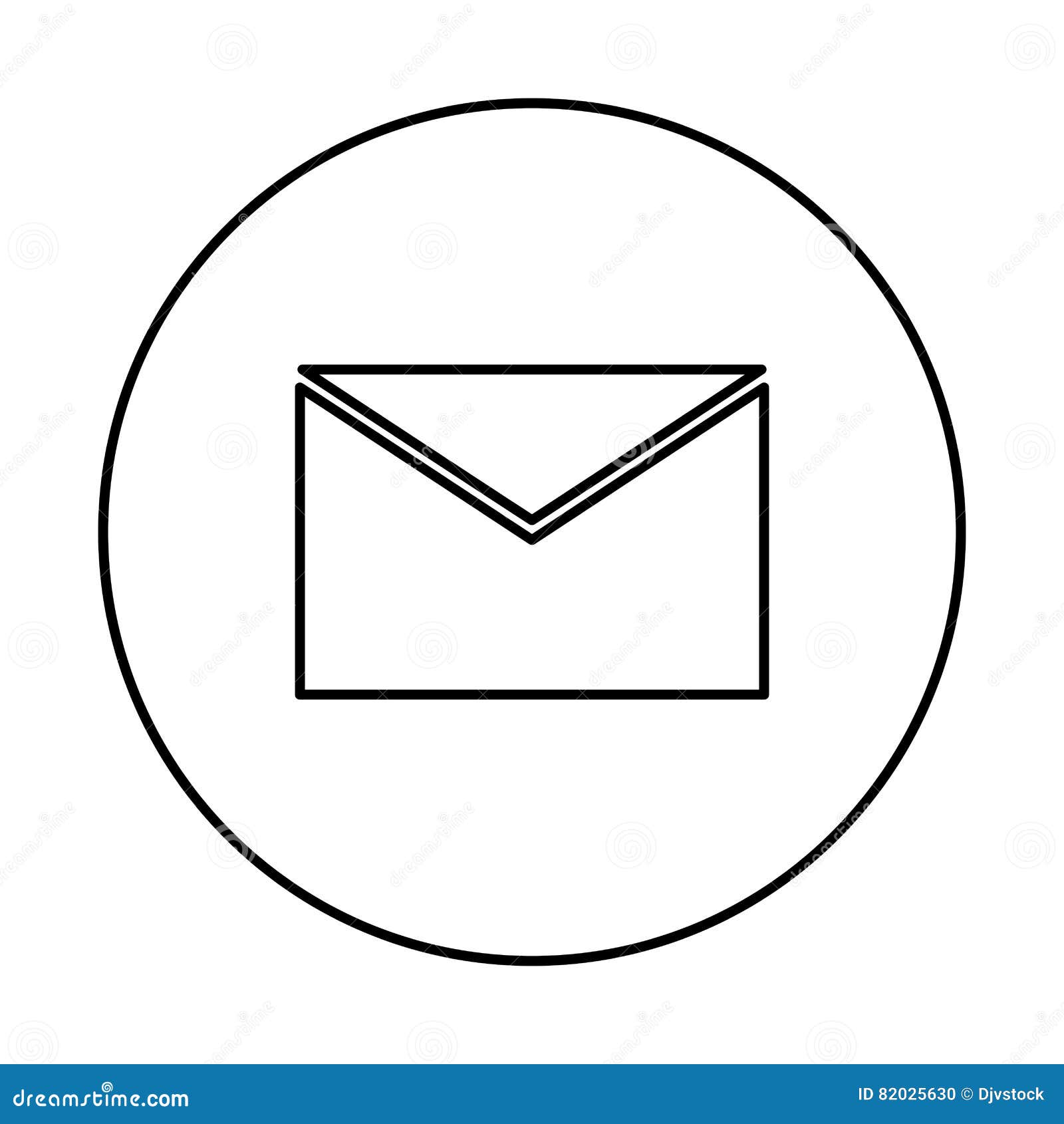 Simbolo Della Posta O Del Email Illustrazione Vettoriale ...