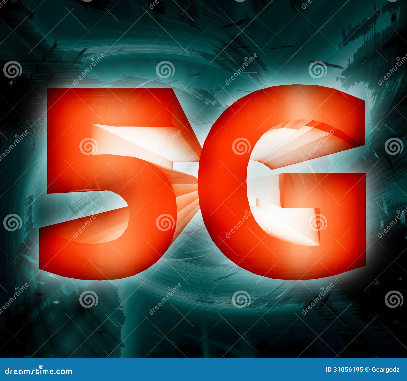 Simbolo della rete 5G illustrazione di stock. Illustrazione di telefono ...