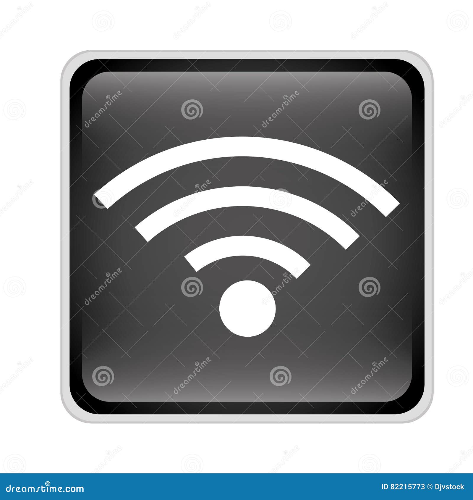 Simbolo Della Rete Wireless Illustrazione Vettoriale - Illustrazione di ...