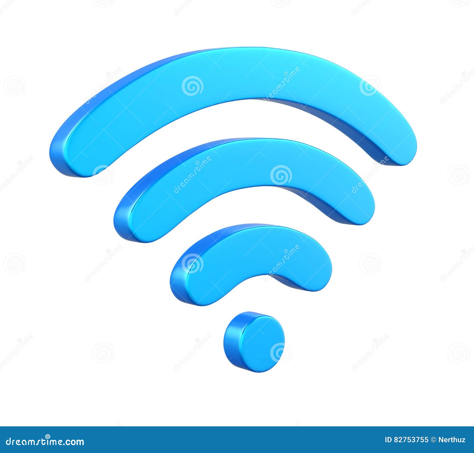 Simbolo Della Rete Wireless Illustrazione di Stock - Illustrazione di ...