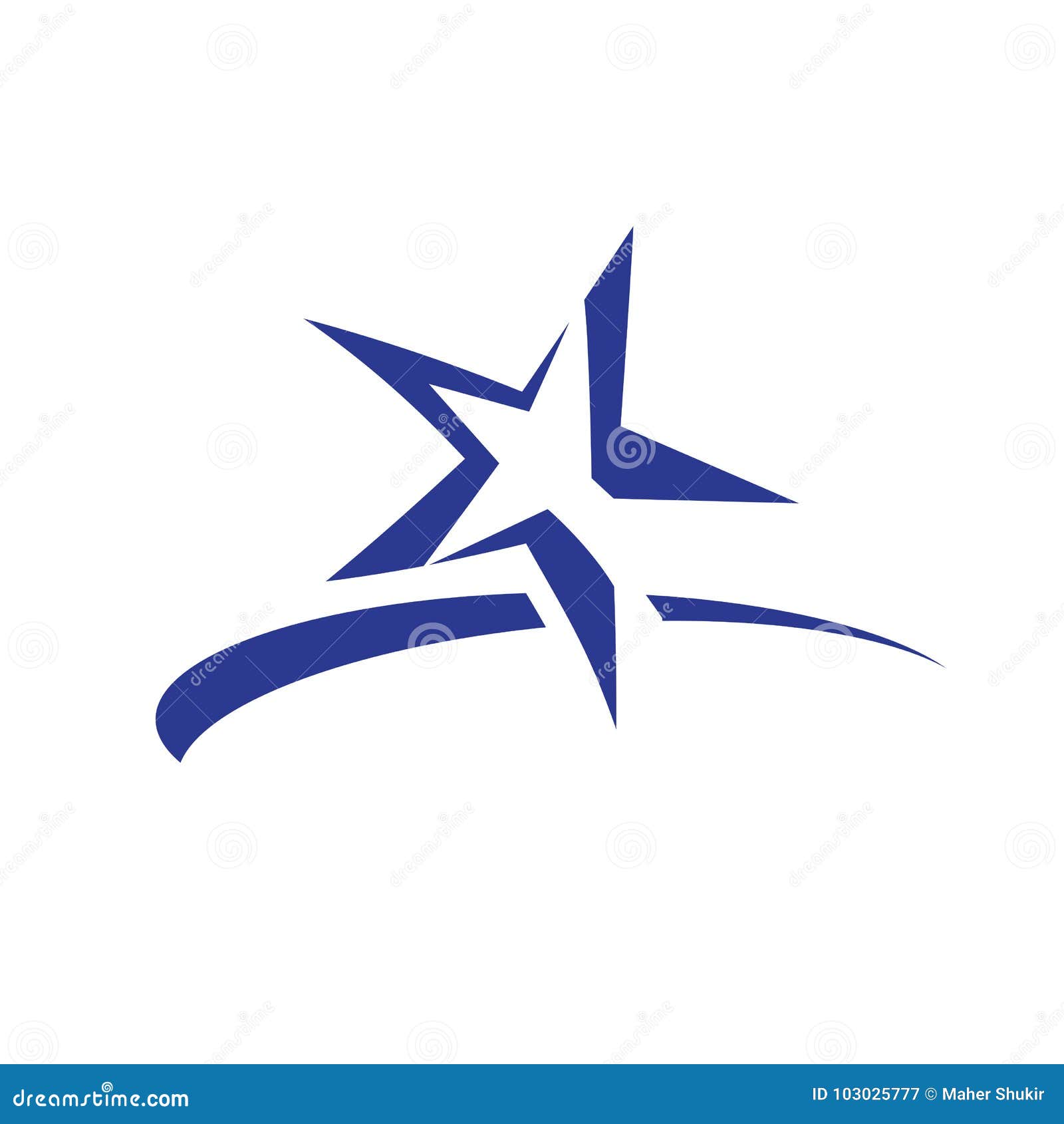 Simbolo della stella illustrazione vettoriale. Illustrazione di ...