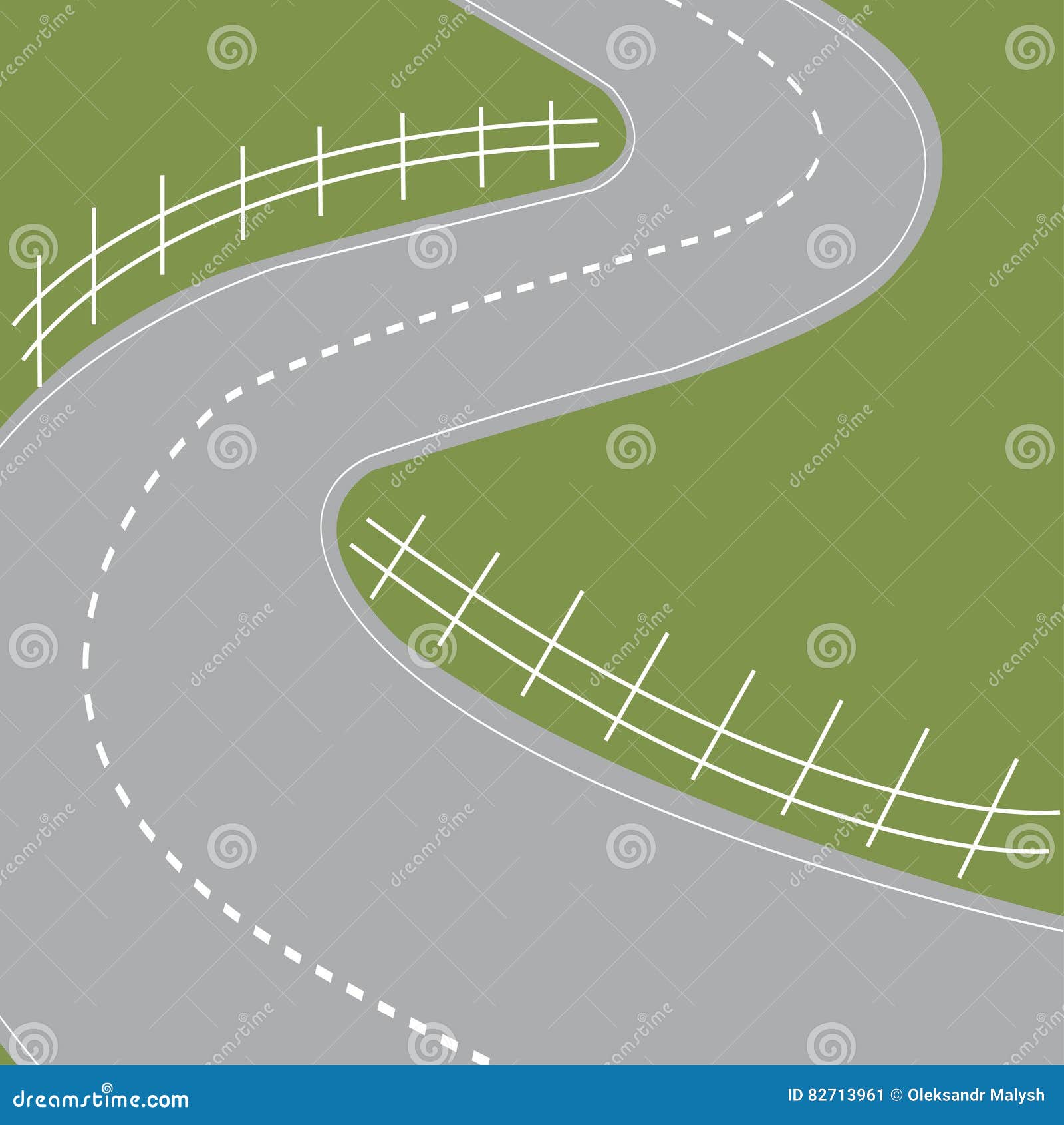 Simbolo Della Strada Della Strada Principale Illustrazione Vettoriale ...