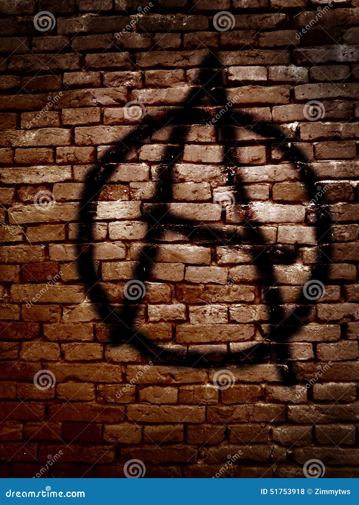Simbolo di anarchia fotografia stock. Immagine di graffito - 51753918