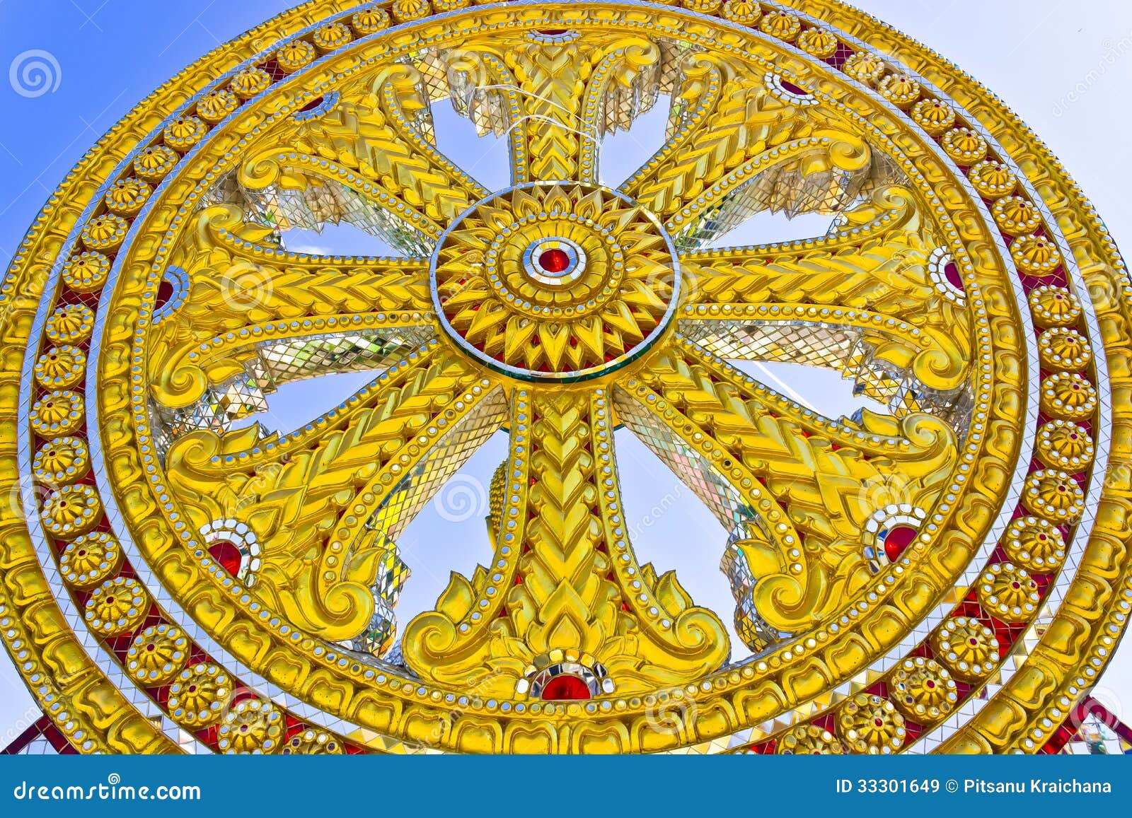 Simbolo di buddismo. immagine stock. Immagine di credenza - 33301649