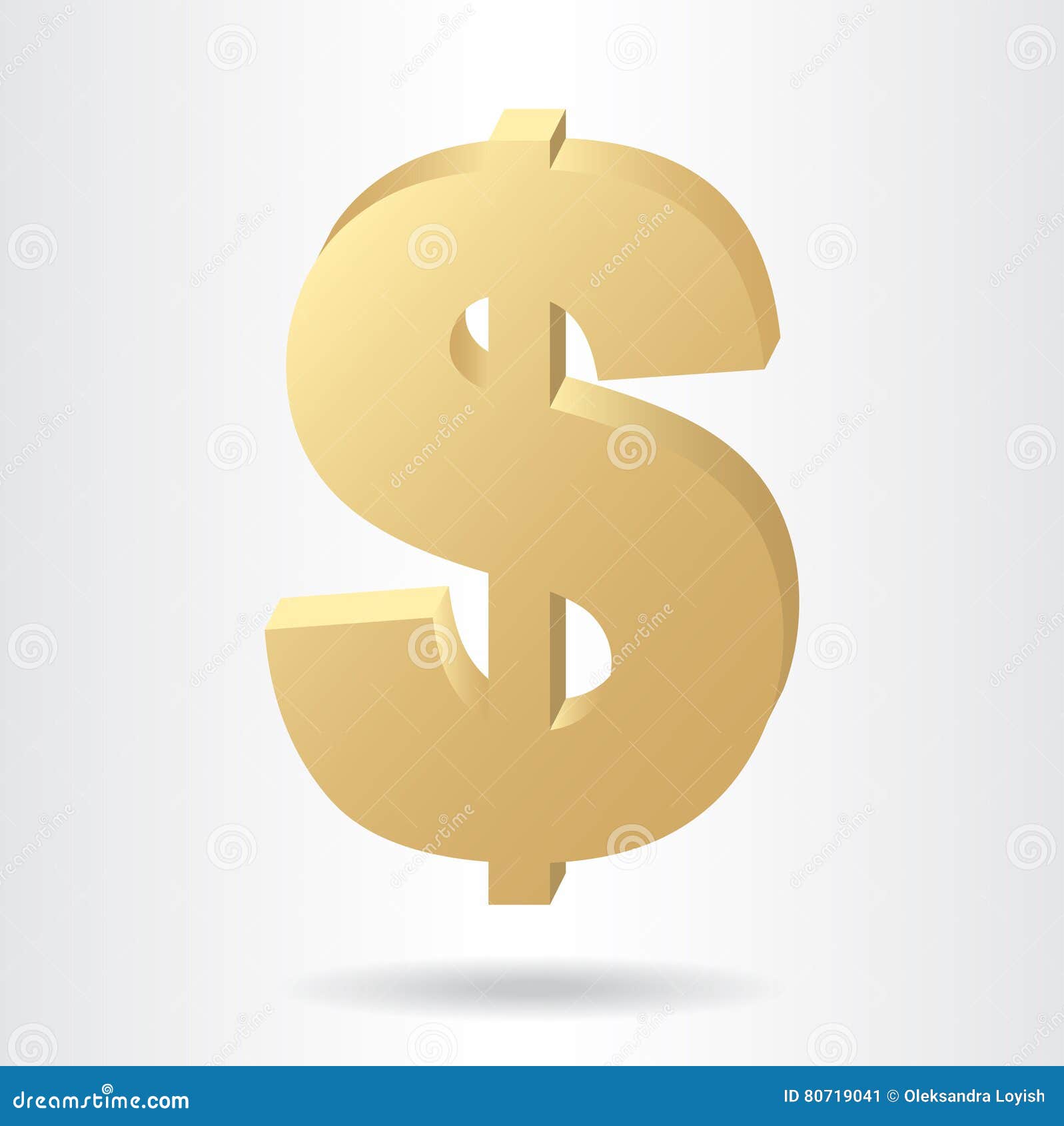 Simbolo di dollaro illustrazione vettoriale. Illustrazione di mantenere ...