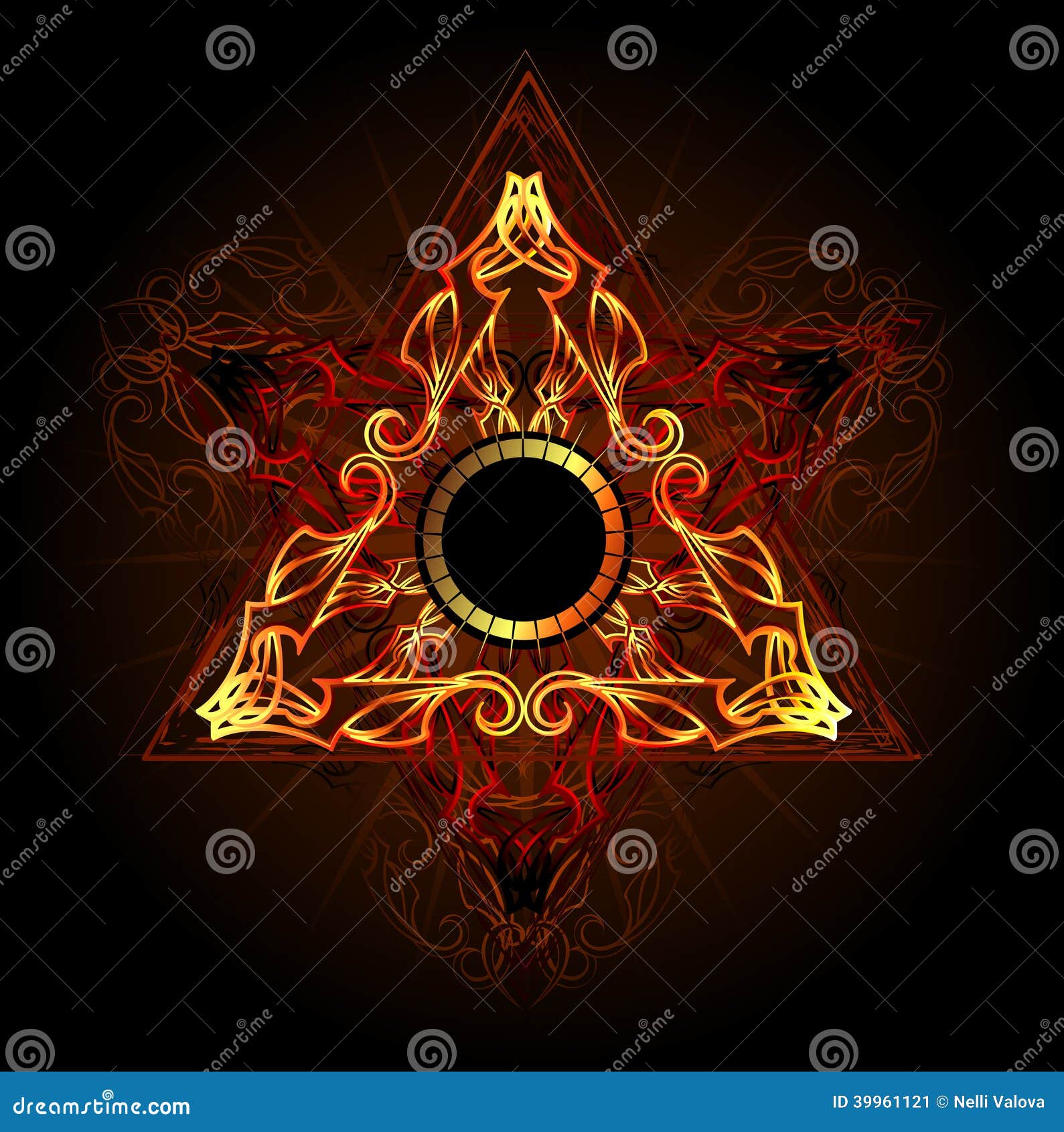 Simbolo di fuoco illustrazione vettoriale. Illustrazione di ...