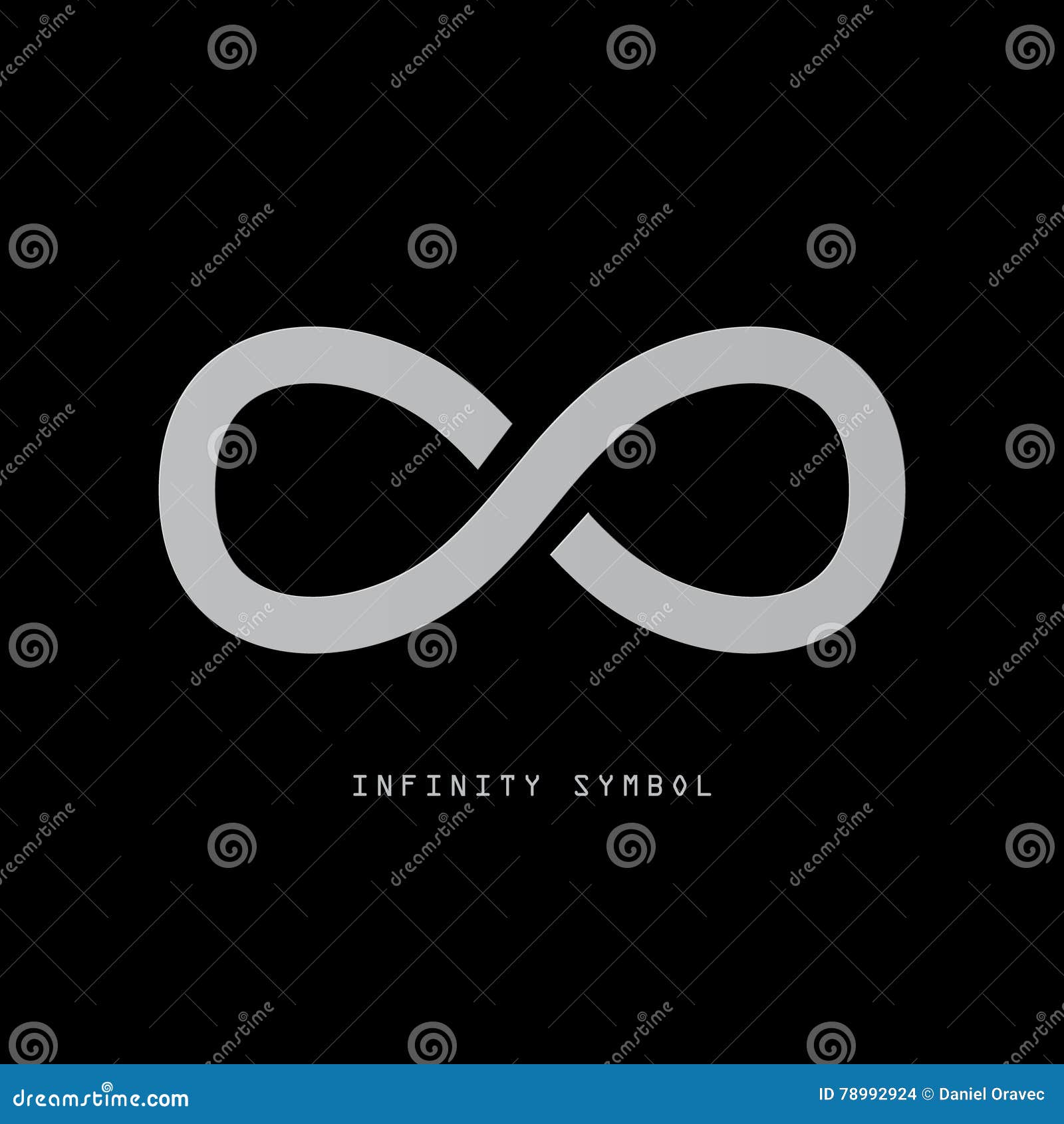Simbolo di infinito illustrazione vettoriale. Illustrazione di eternità ...