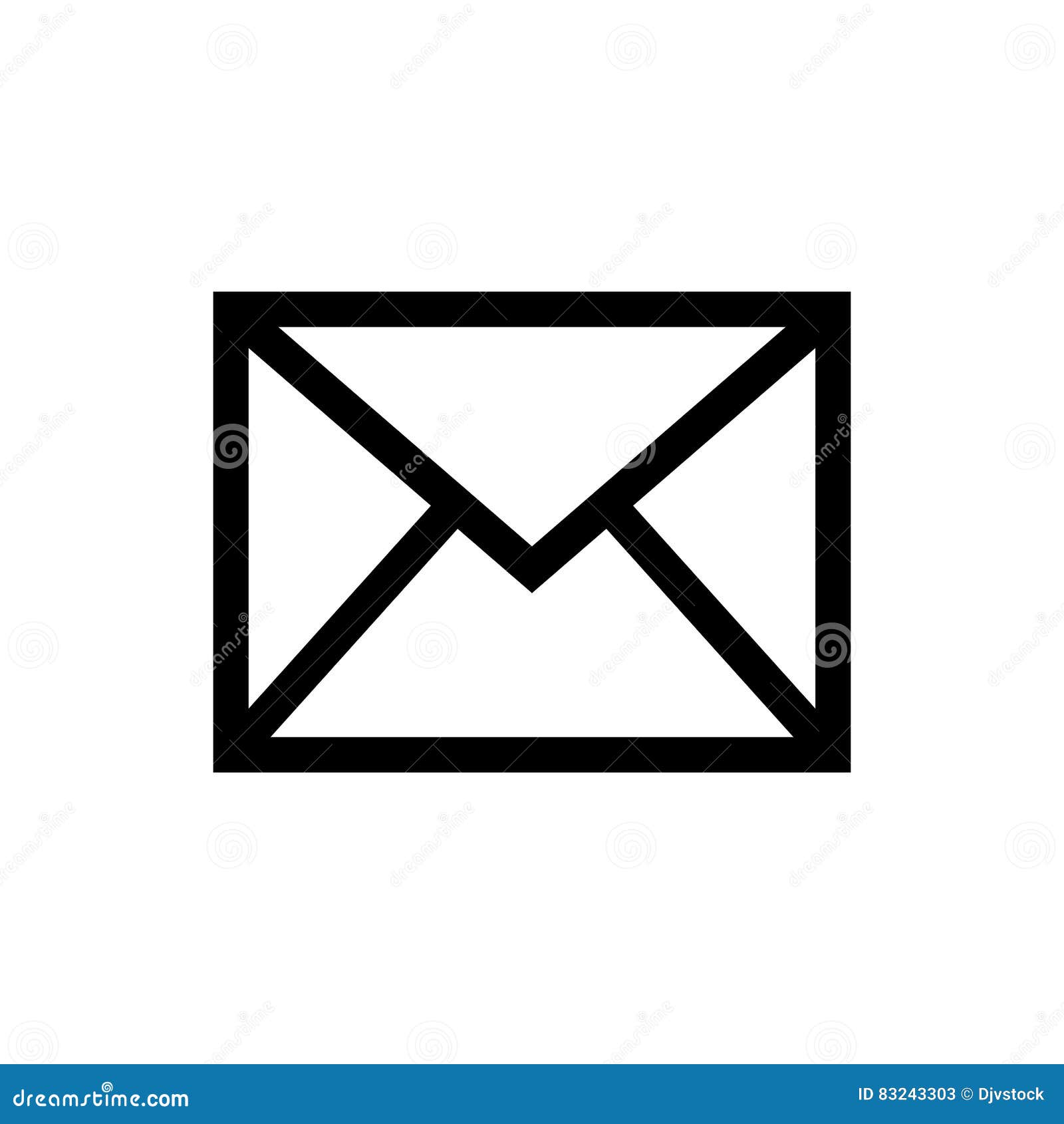 Simbolo Di Lettera Della Posta Illustrazione di Stock - Illustrazione ...