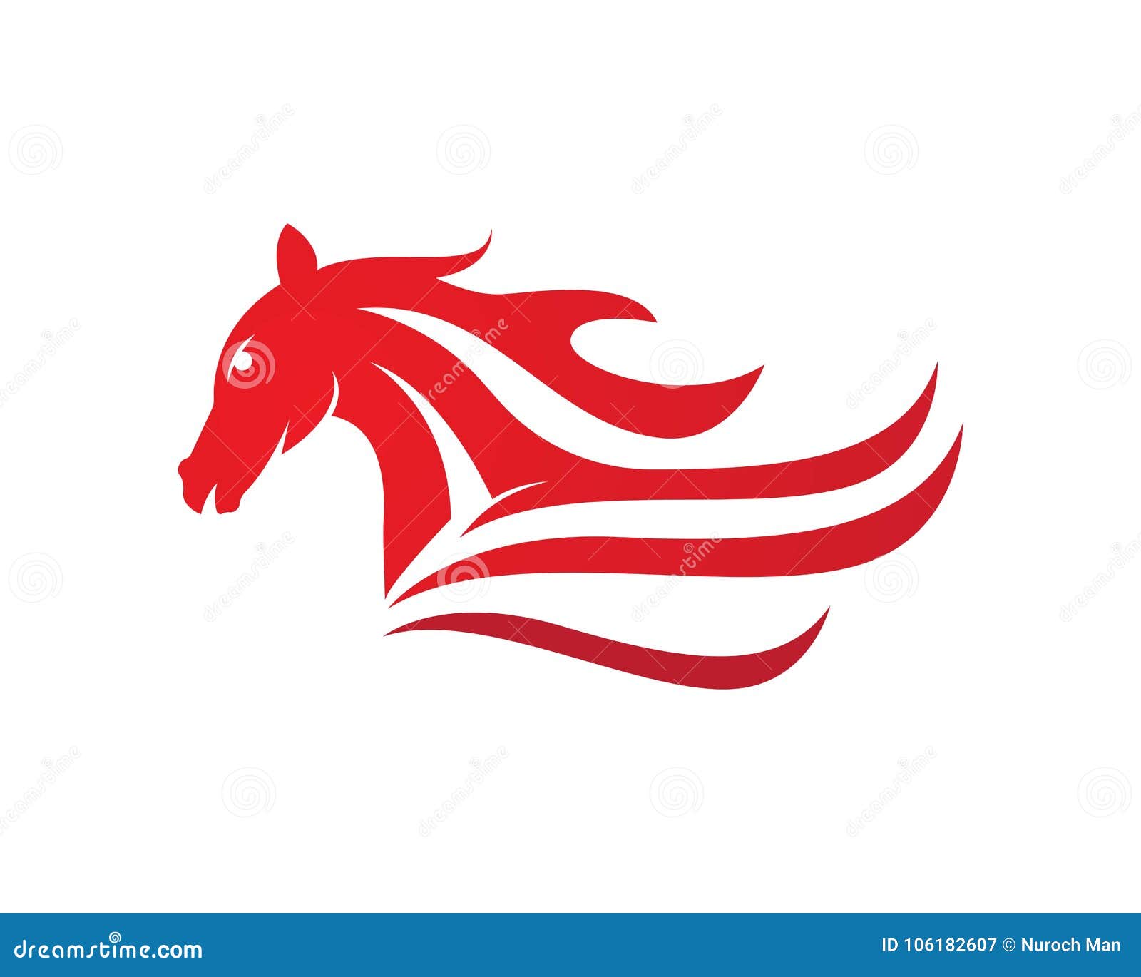 Simbolo Di Logo Template Vector Del Cavallo Illustrazione Vettoriale ...