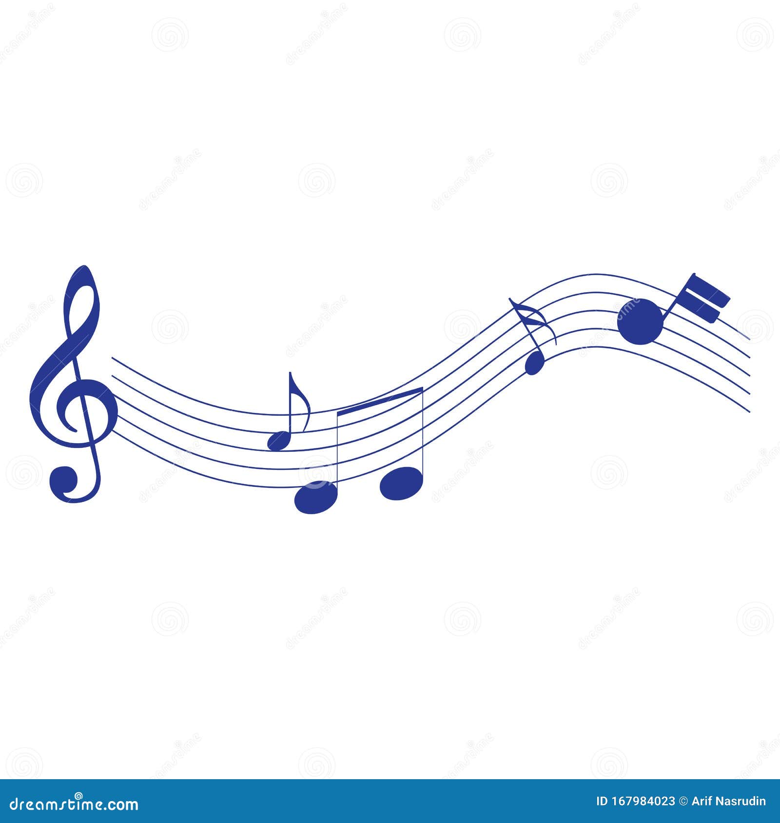 Simbolo Di Nota Musicale E Modello Icone Illustrazione di Stock ...