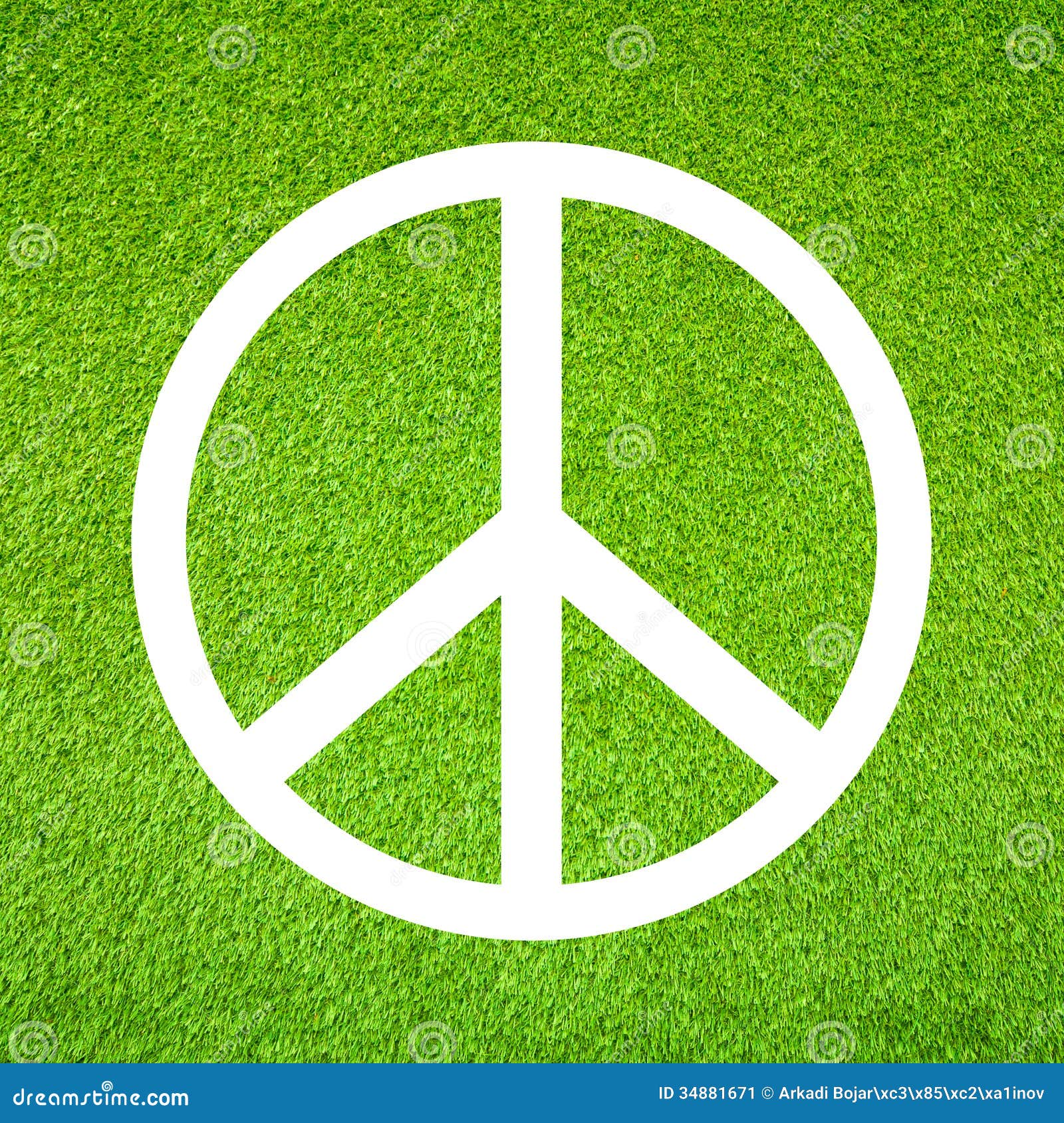 Simbolo di pace illustrazione di stock. Illustrazione di movimento ...