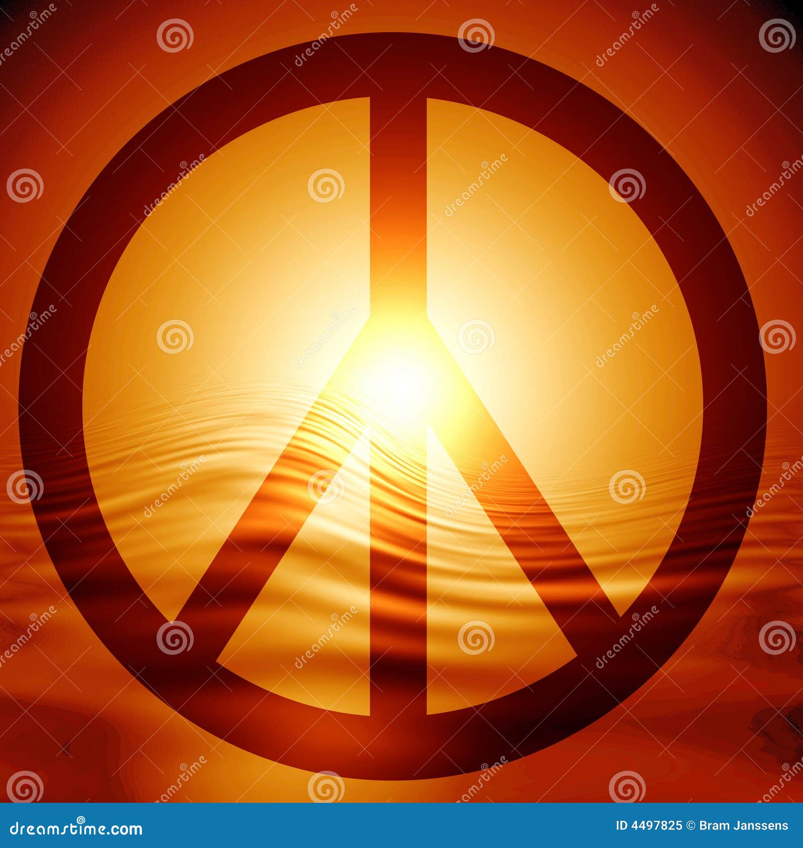 Simbolo di pace illustrazione di stock. Illustrazione di disegno - 4497825