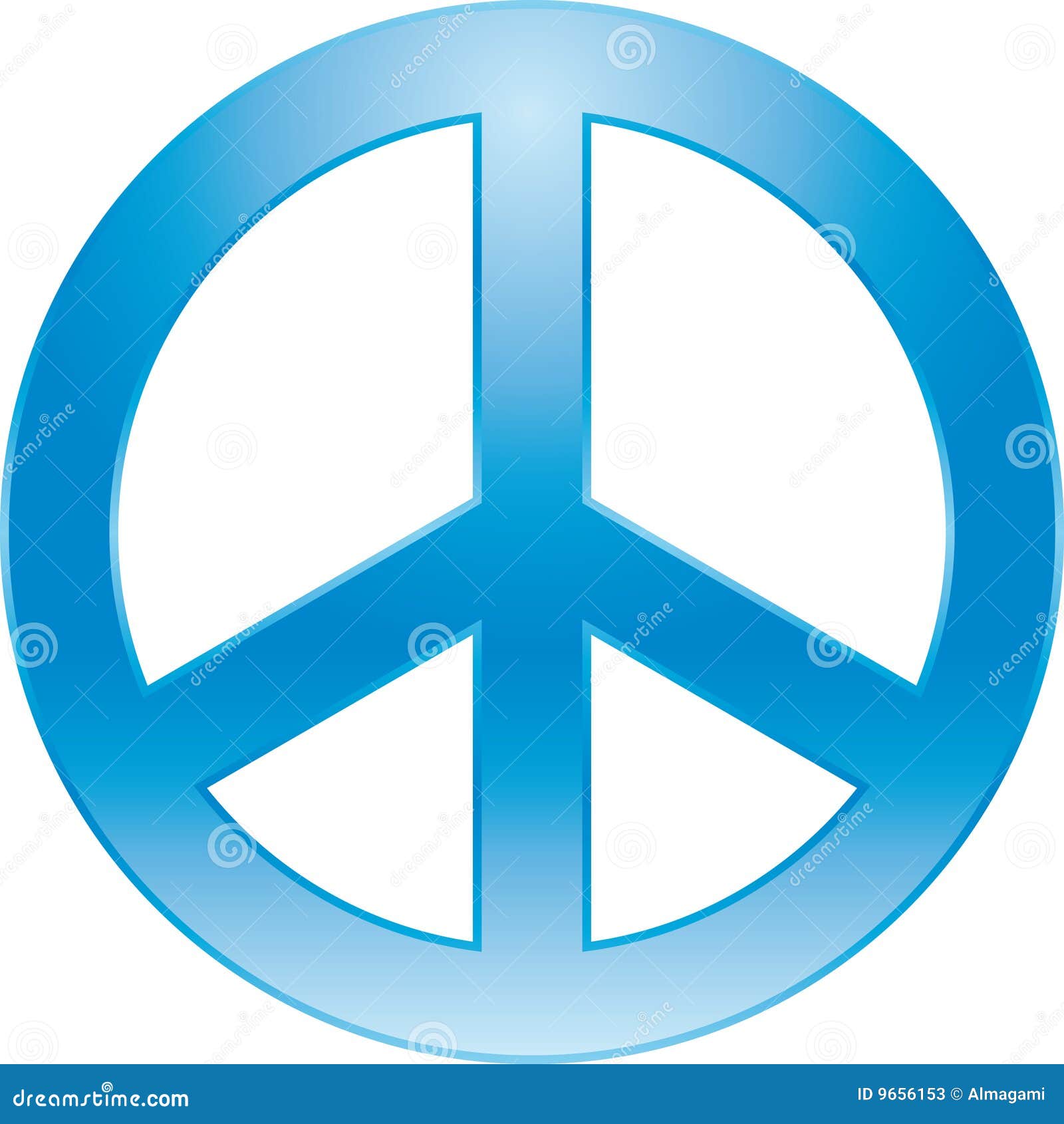 Simbolo di pace illustrazione vettoriale. Illustrazione di pacifismo ...