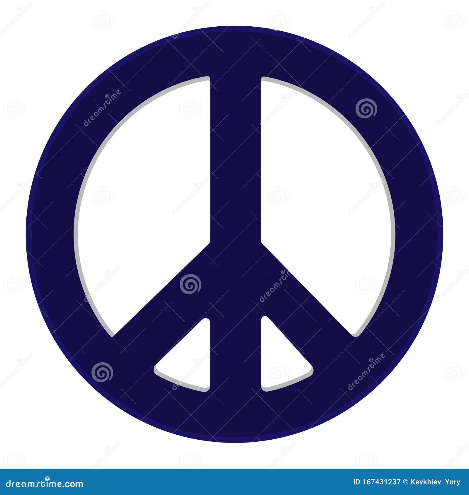 Simbolo Di Pace Illustrazione Vettoriale Eps 10 Illustrazione ...