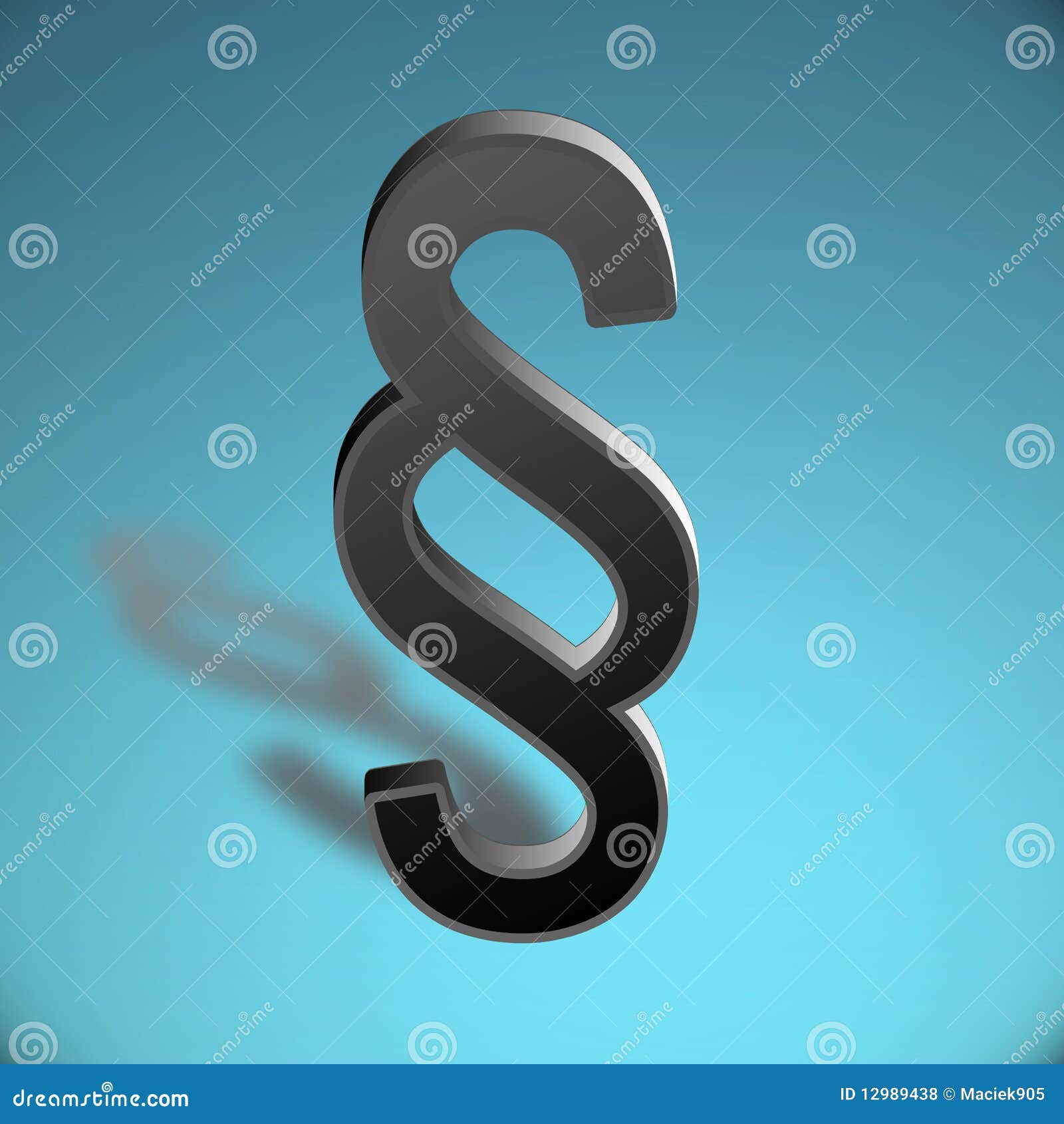 Simbolo di paragrafo 3D illustrazione di stock. Illustrazione di ...