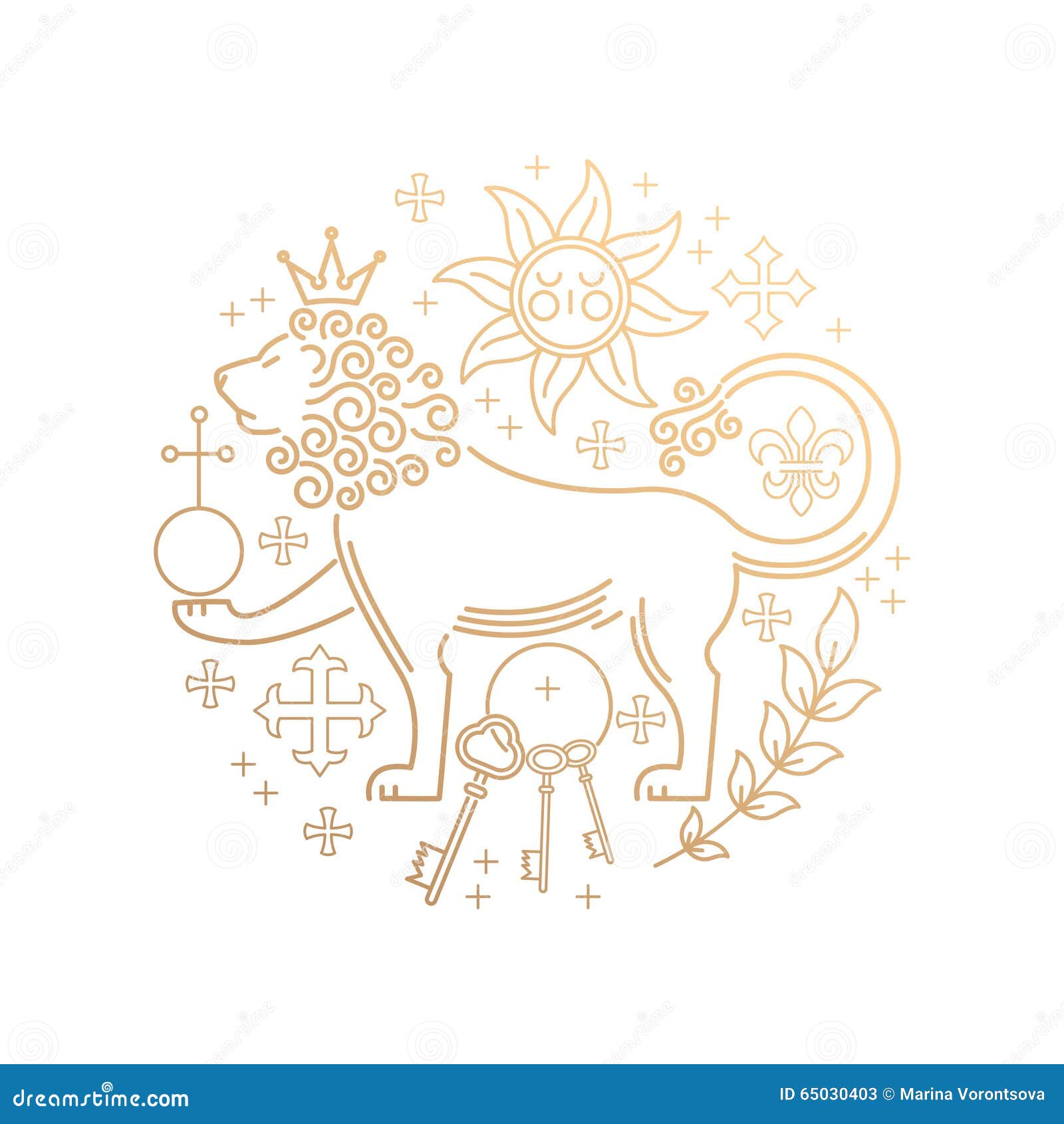 Simbolo di potere reale illustrazione vettoriale. Illustrazione di ...