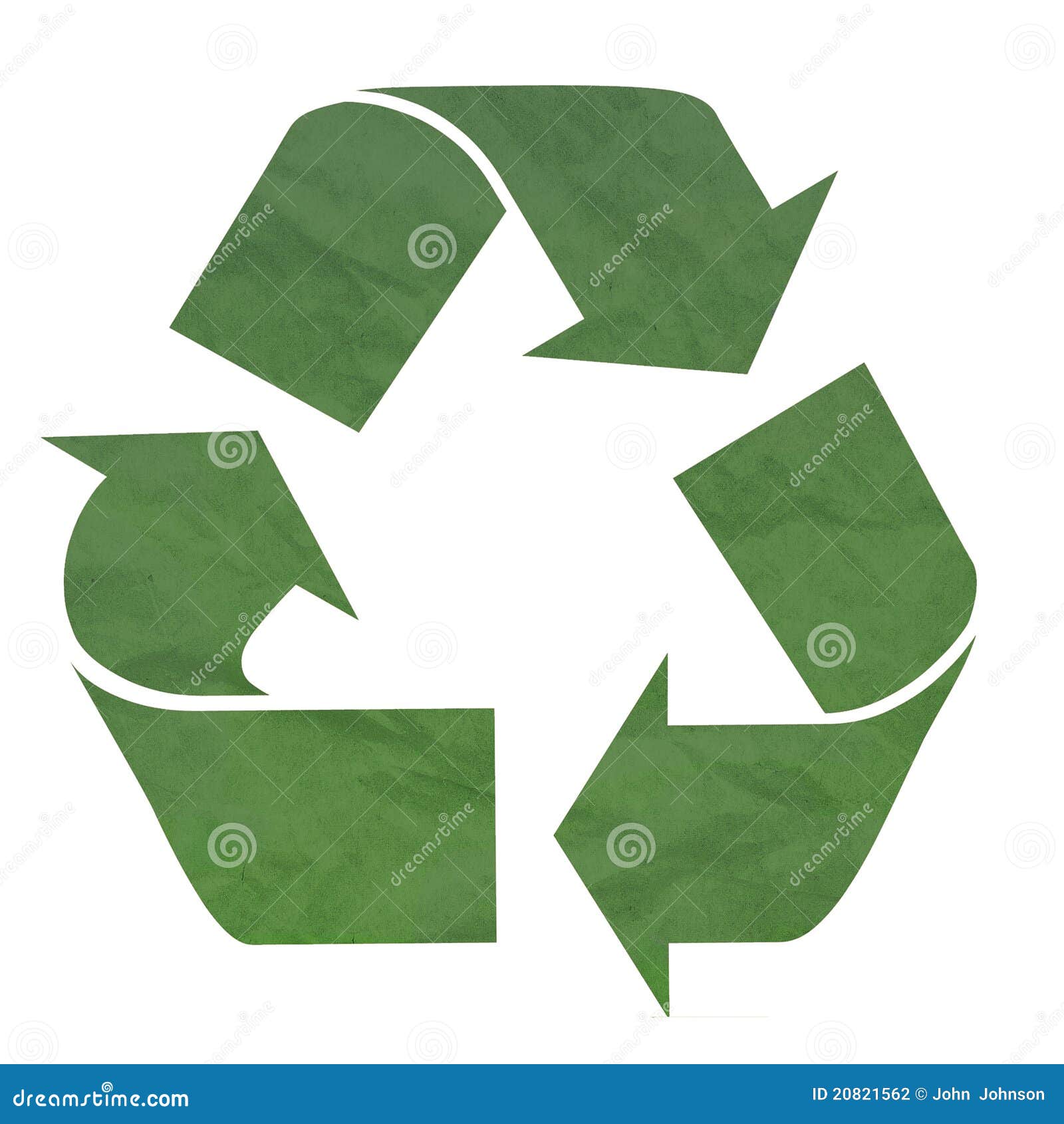 Simbolo Di Riciclaggio Verde Fotografia Stock - Immagine di ambiente ...