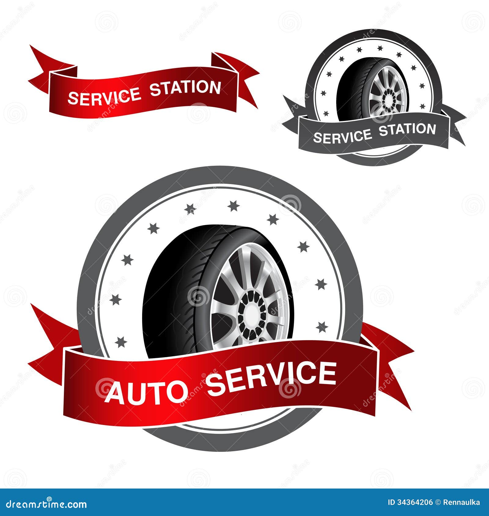 Simbolo Di Servizio Automatico - Segno, Icona, Autoadesivo ...