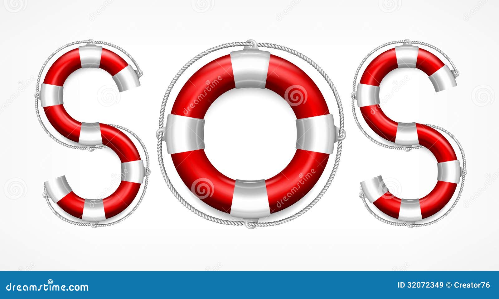 Simbolo di SOS su bianco illustrazione vettoriale. Illustrazione di ...