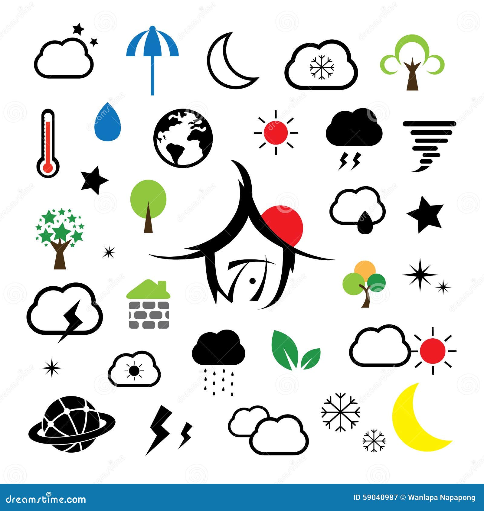 Simbolo di tempo illustrazione vettoriale. Illustrazione di icona ...