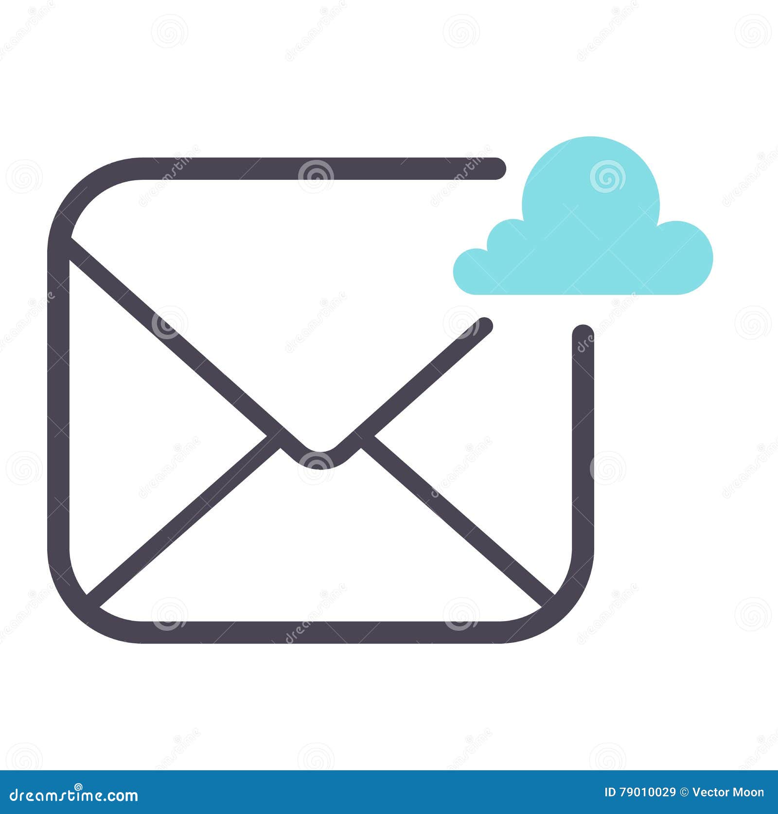 Simbolo Di Vettore Dell'icona Della Posta Illustrazione Vettoriale ...