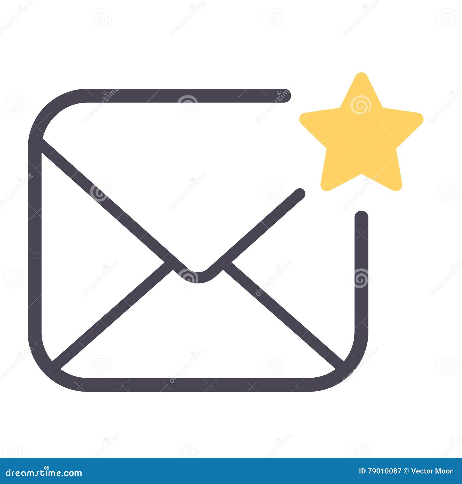 Simbolo Di Vettore Dell'icona Della Posta Illustrazione Vettoriale ...