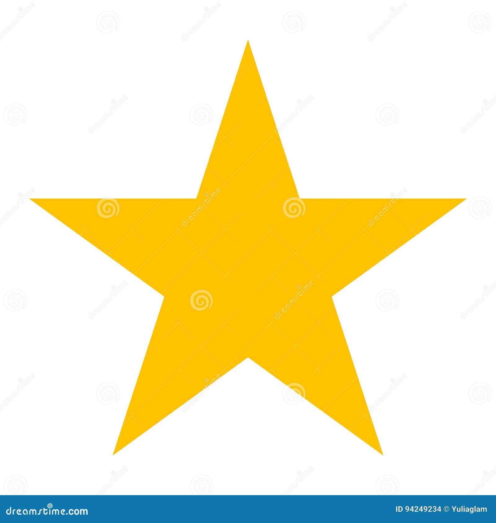 Simbolo Di Vettore - Icona Della Stella Illustrazione di Stock ...