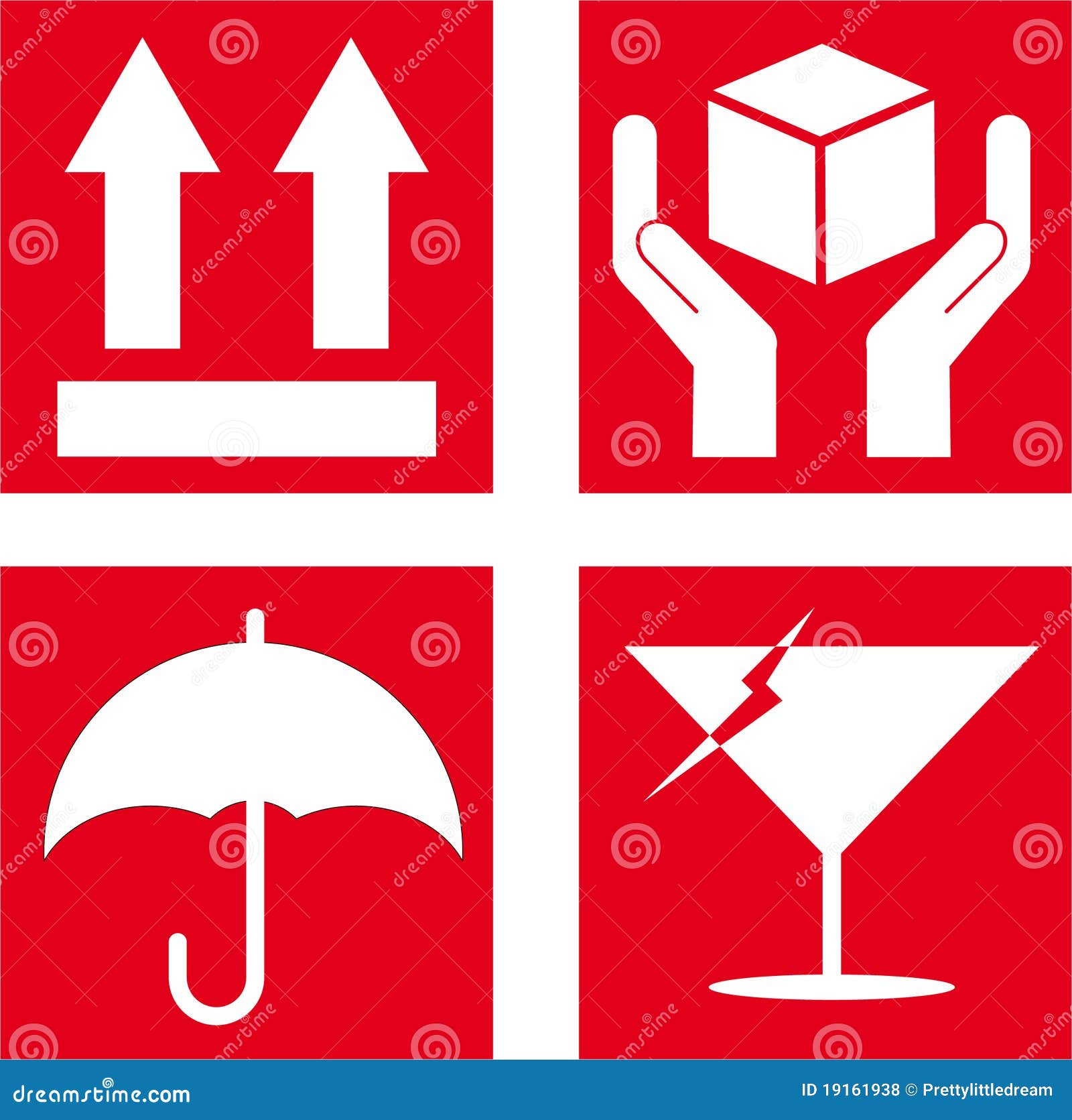 Simbolo fragile illustrazione di stock. Illustrazione di trasporto ...