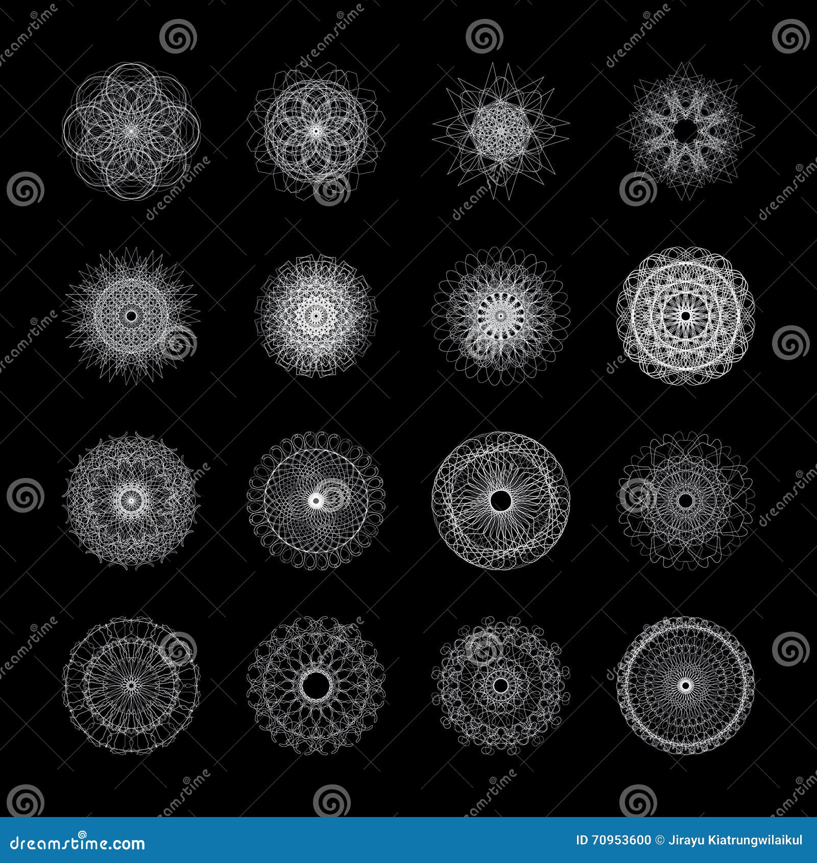 Simbolo Geometrico Del Cerchio Illustrazione Vettoriale - Illustrazione ...