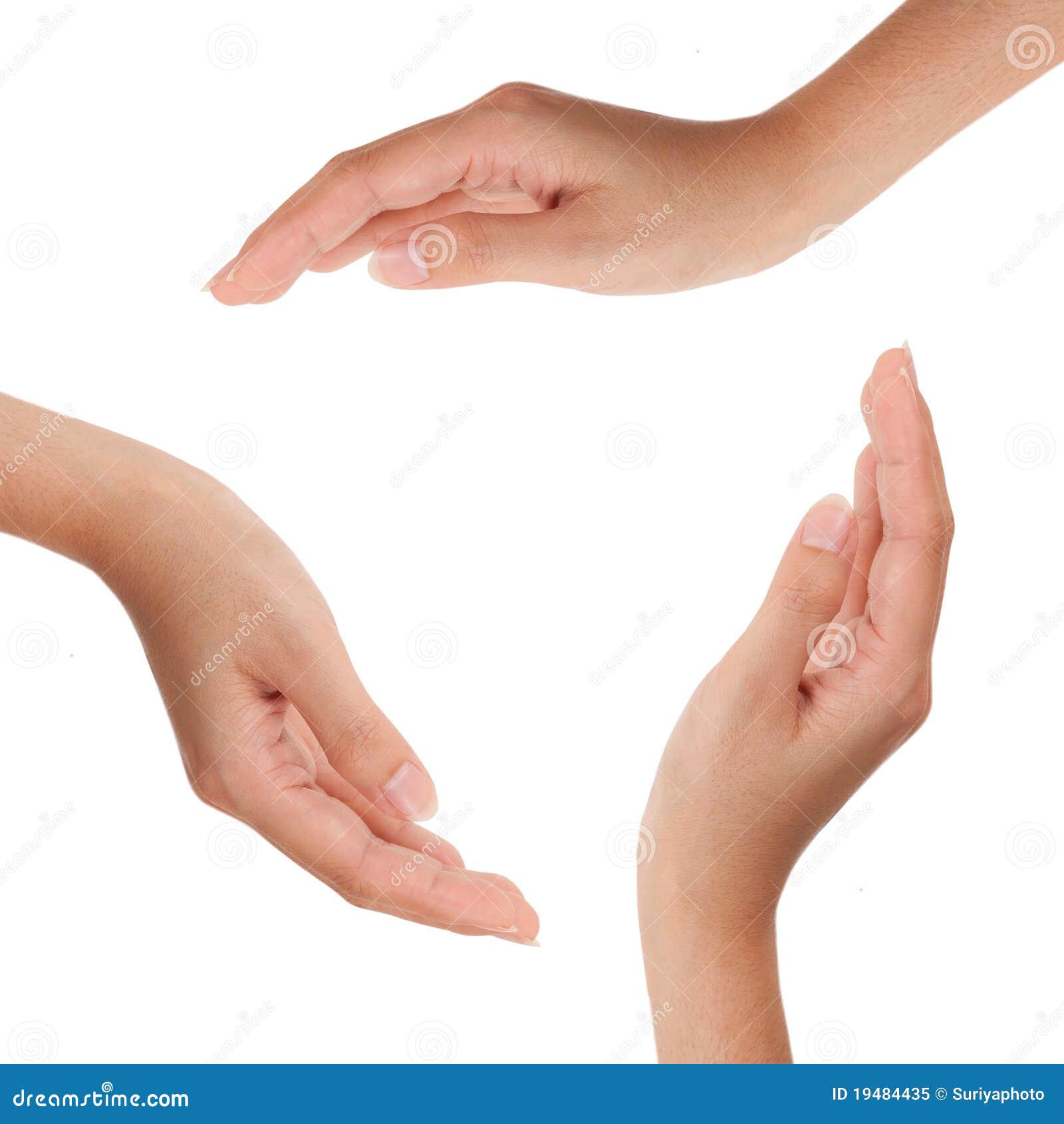 Simbolo Isolato Delle Mani Umane Immagine Stock - Immagine di americano ...