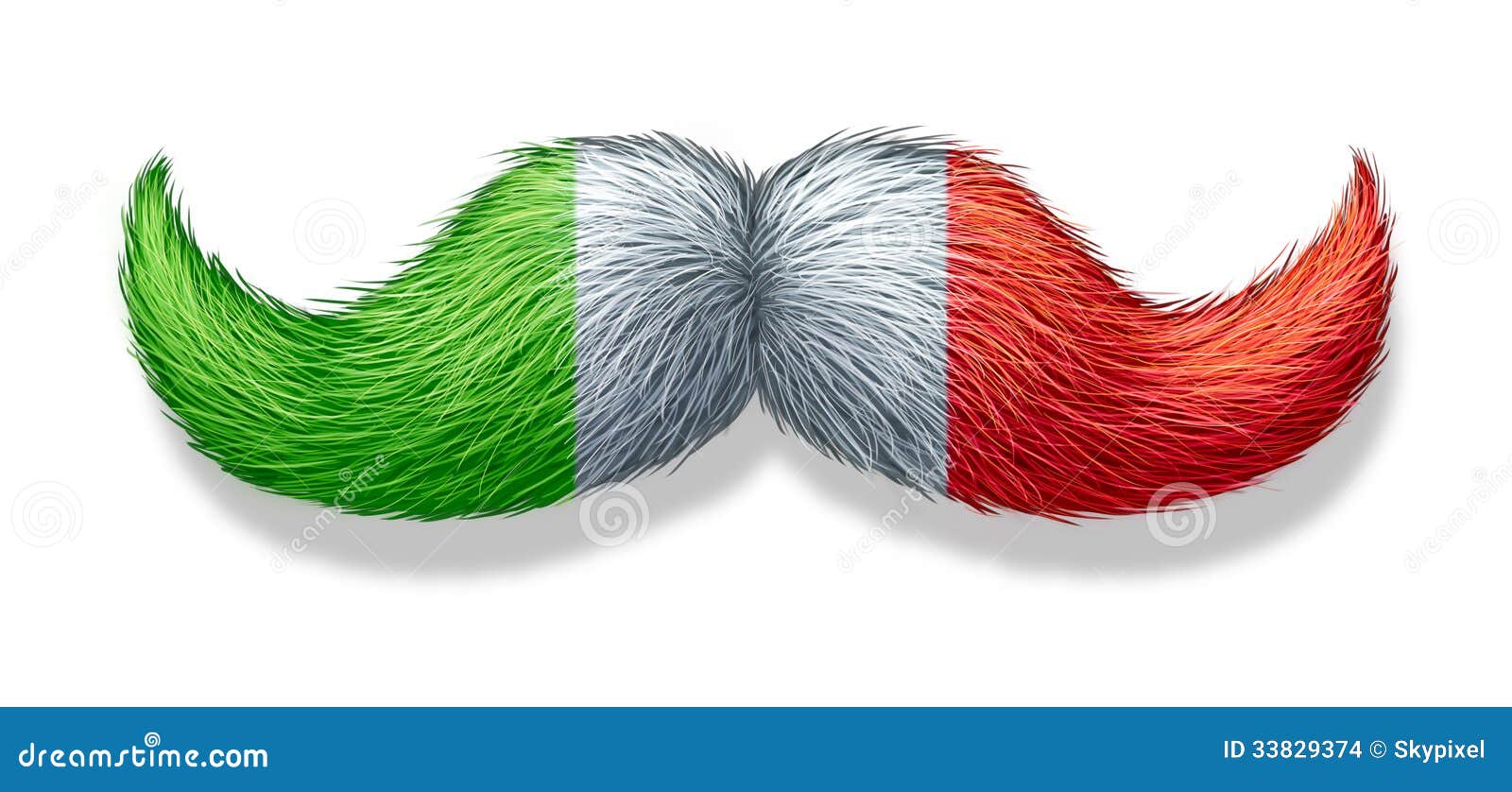 Simbolo italiano dei baffi illustrazione di stock. Illustrazione di ...