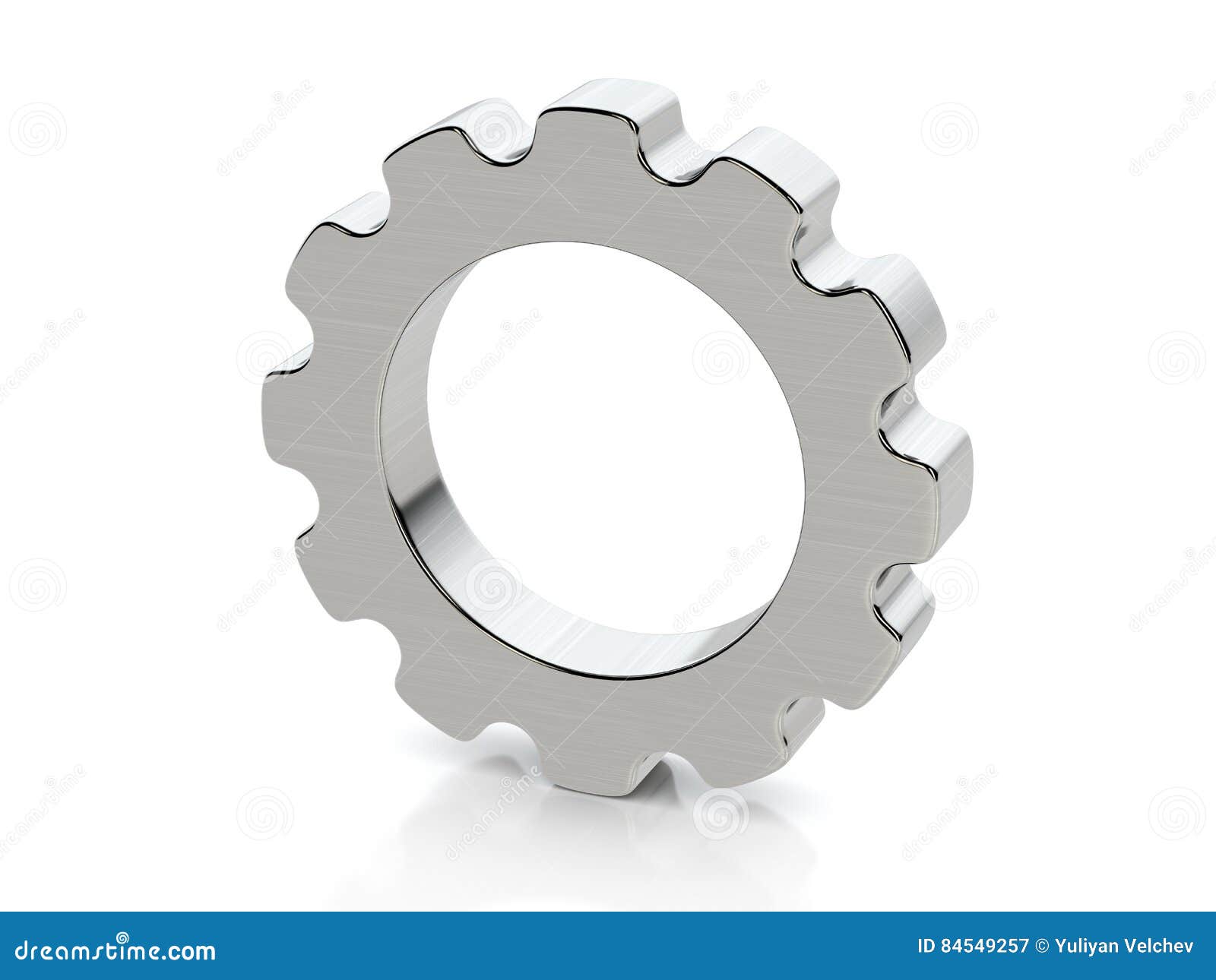 Simbolo Metallico Dell'ingranaggio Illustrazione di Stock ...