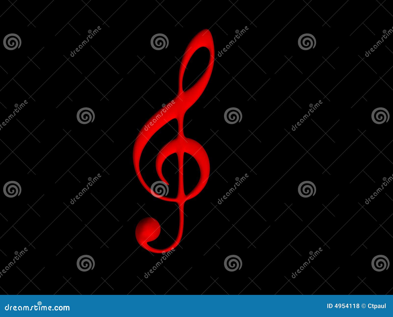 Simbolo musicale illustrazione di stock. Illustrazione di canzone - 4954118
